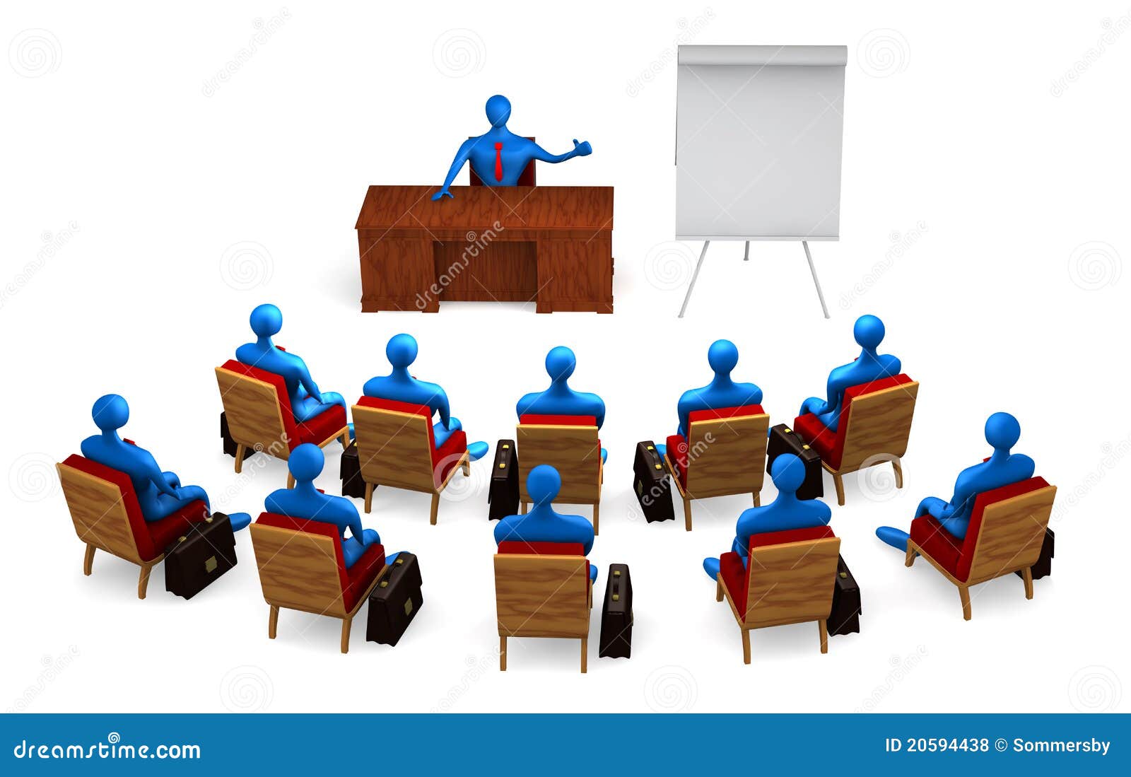 Gruppe Personen Auf Der Sitzung Stock Abbildung - Illustration von ...