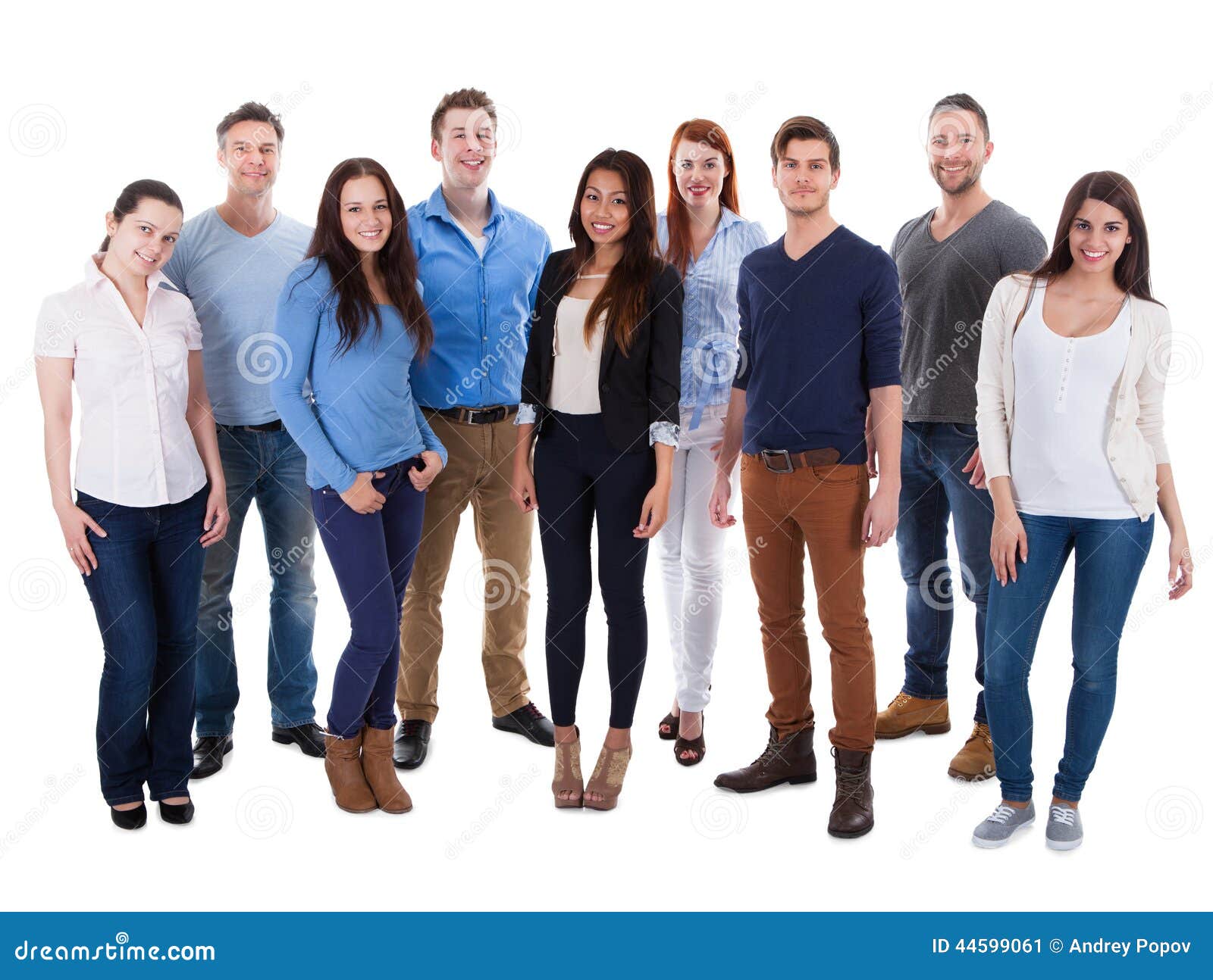 Gruppe verschiedene Leute stockbild. Bild von leute, frau - 44599061