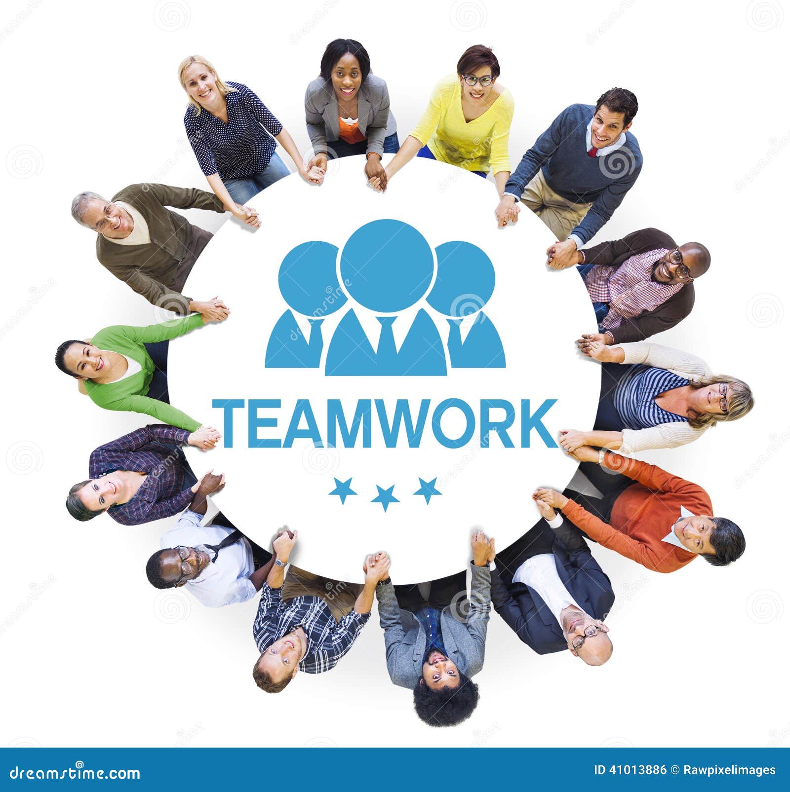 Gruppe Verschiedene Multiethnische Leute-Teamwork Stockfoto - Bild von ...