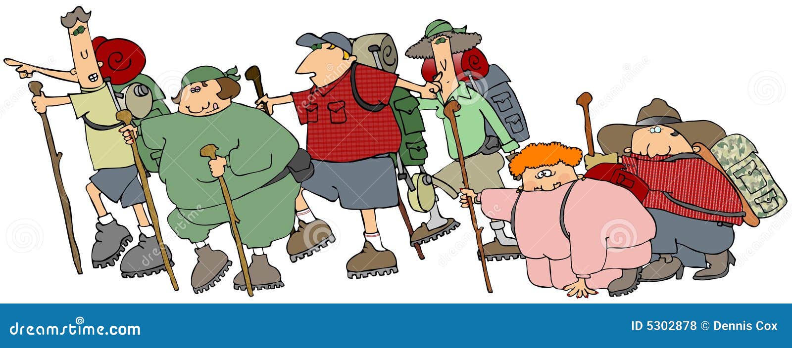 Gruppe Wanderer Lizenzfreie Stockfotos - Bild: 5302878