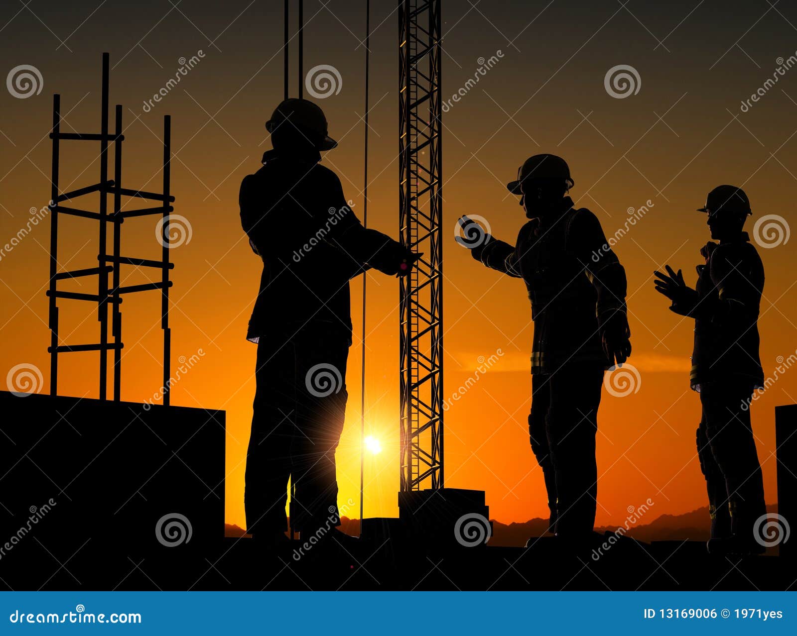 Gruppo degli operai illustrazione di stock. Illustrazione di ...