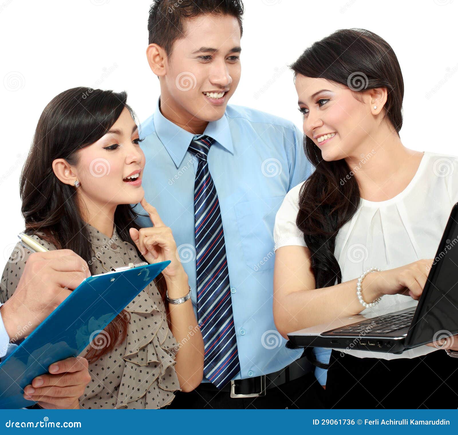 Gruppo Di Gente Di Affari Che Incontra Computer Portatile Fotografia ...