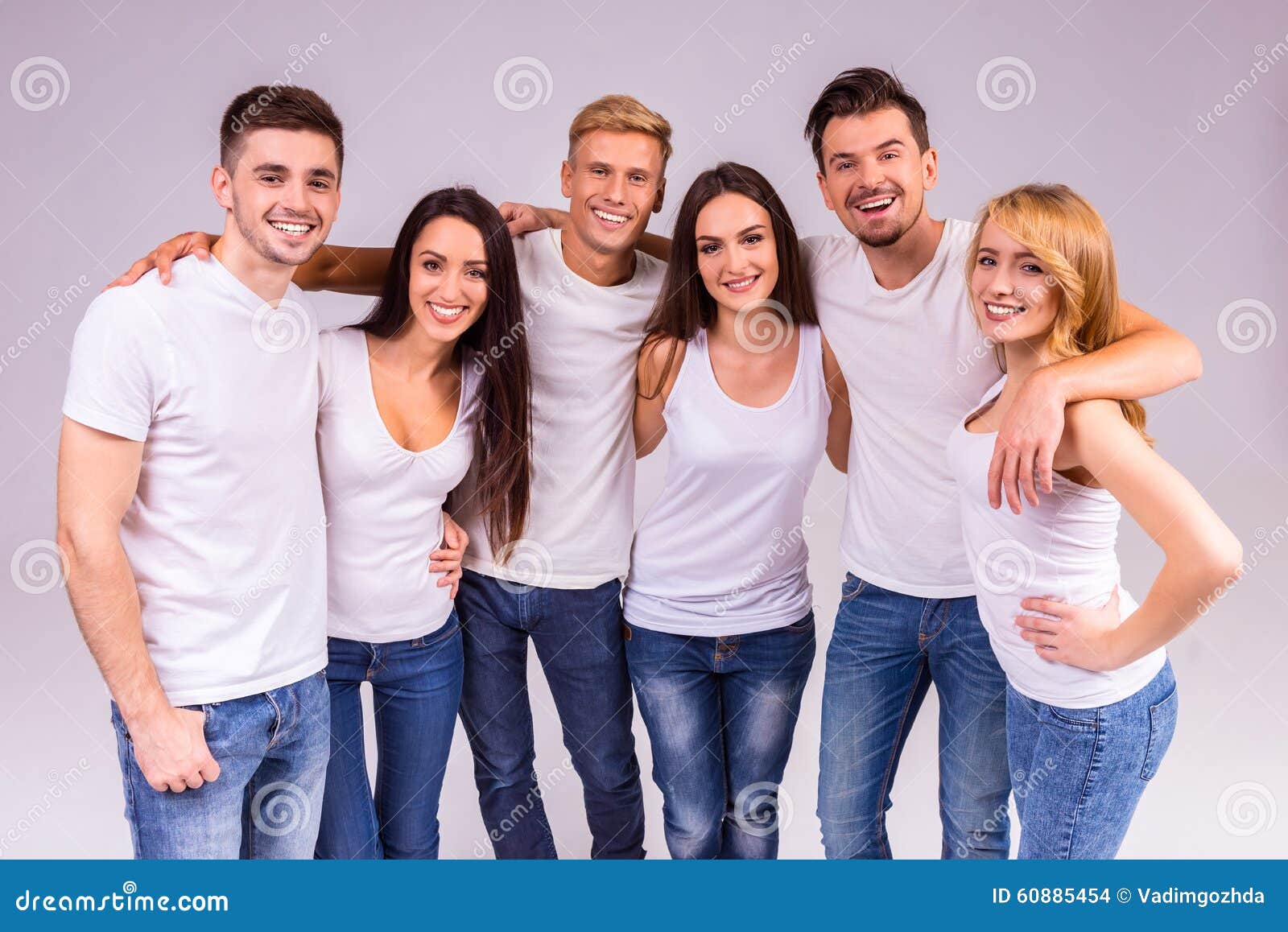 Gruppo di persone fotografia stock. Immagine di quindici - 60885454