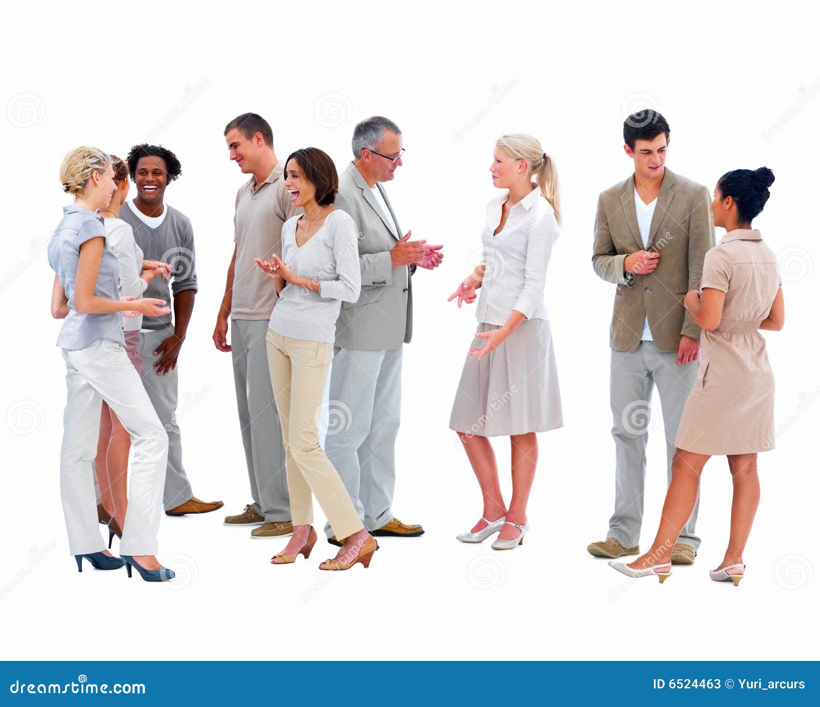 Gruppo Di Persone Di Affari Che Comunicano Immagine Stock - Immagine di ...