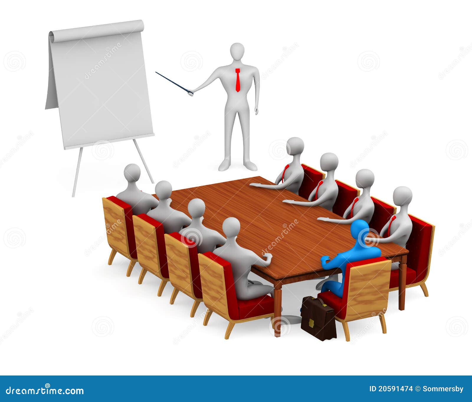 Gruppo Di Persone Sulla Riunione Illustrazione di Stock - Illustrazione ...