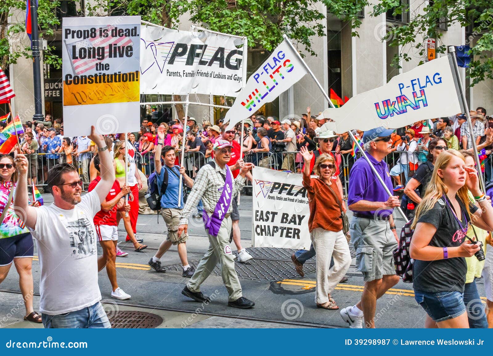 Gruppo Di San Francisco Pride Parade PFLAG Fotografia Editoriale ...