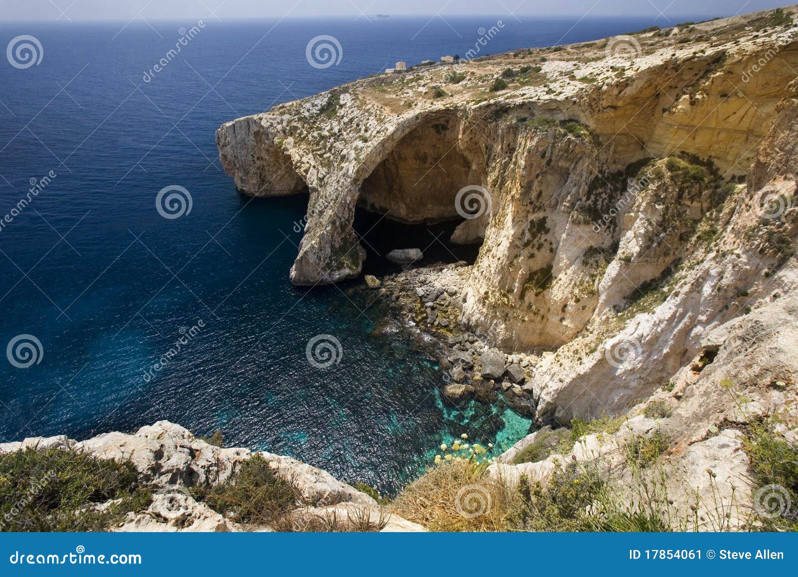 Gruta azul - Malta imagen de archivo. Imagen de costero - 17854061
