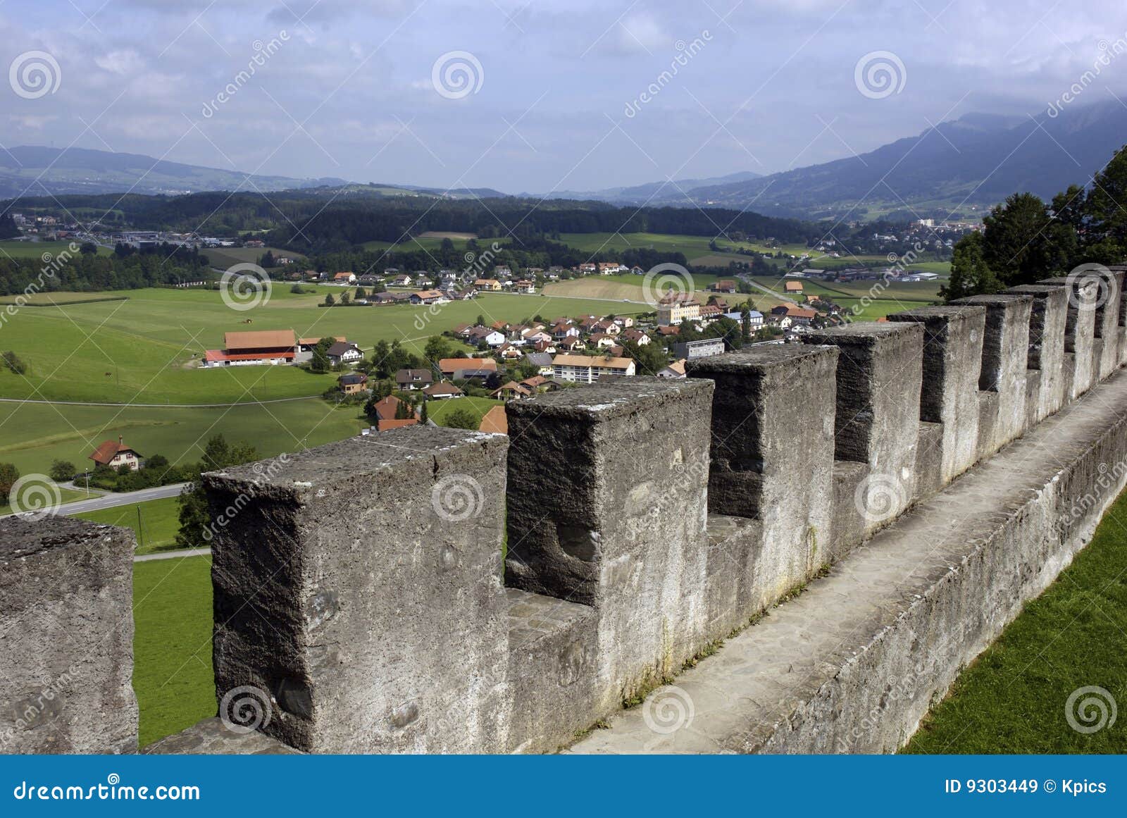 Gruyers Turrets stock image. Image of switzerland, castle - 9303449