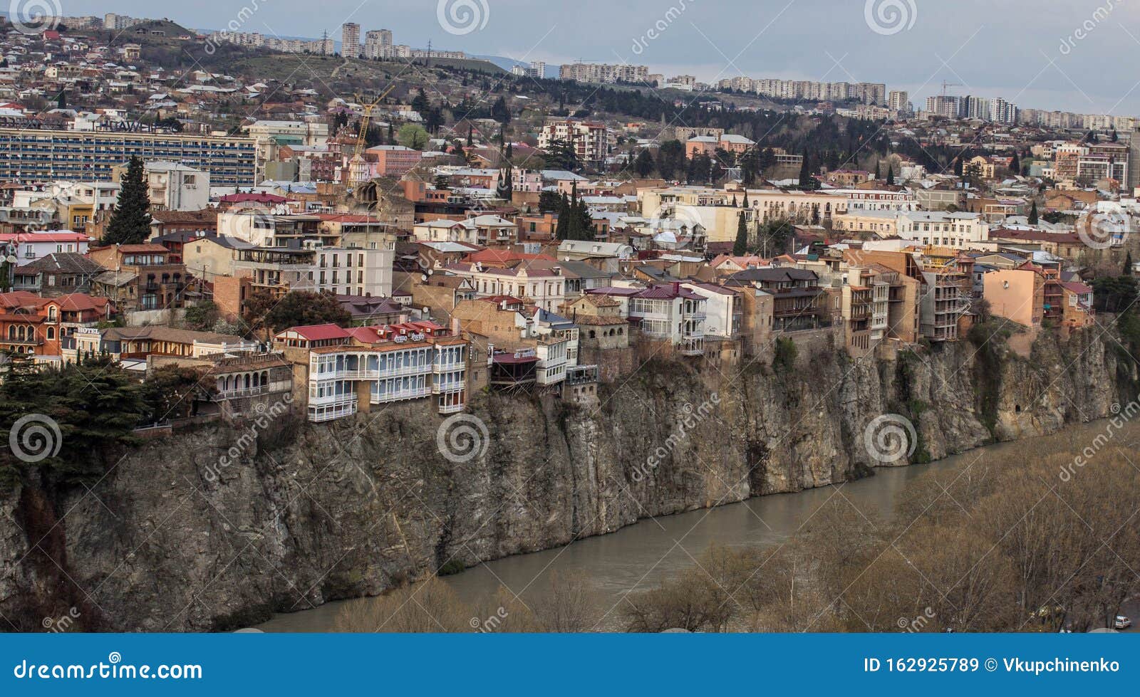 Gruziya. Tbilisi Dostoprimechatel`nosti Stock Image - Image of doma ...