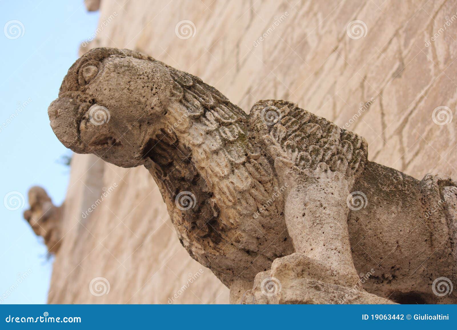 Gryf zdjęcie stock. Obraz złożonej z wiek, włochy, mitologia - 19063442