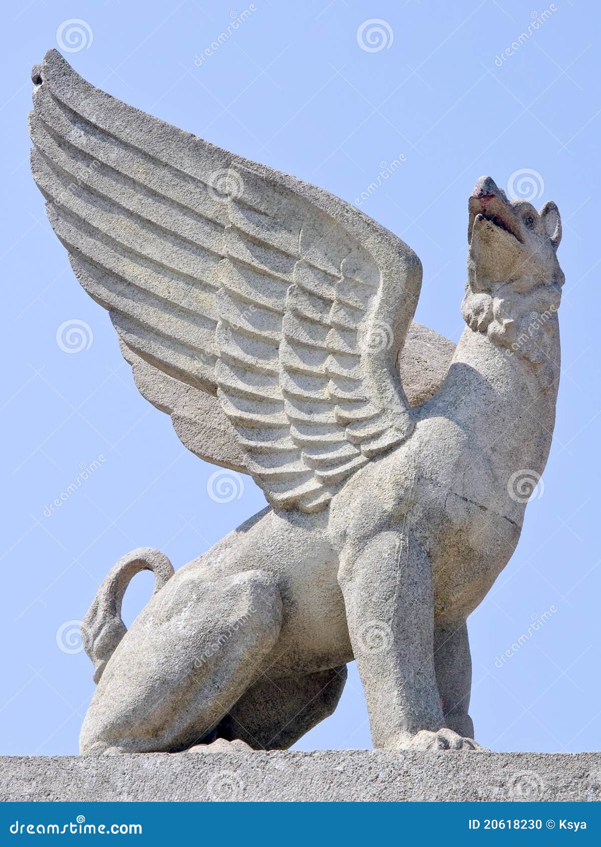 Gryphon stock photo. Image of heraldry, dramatic, architecture - 20618230