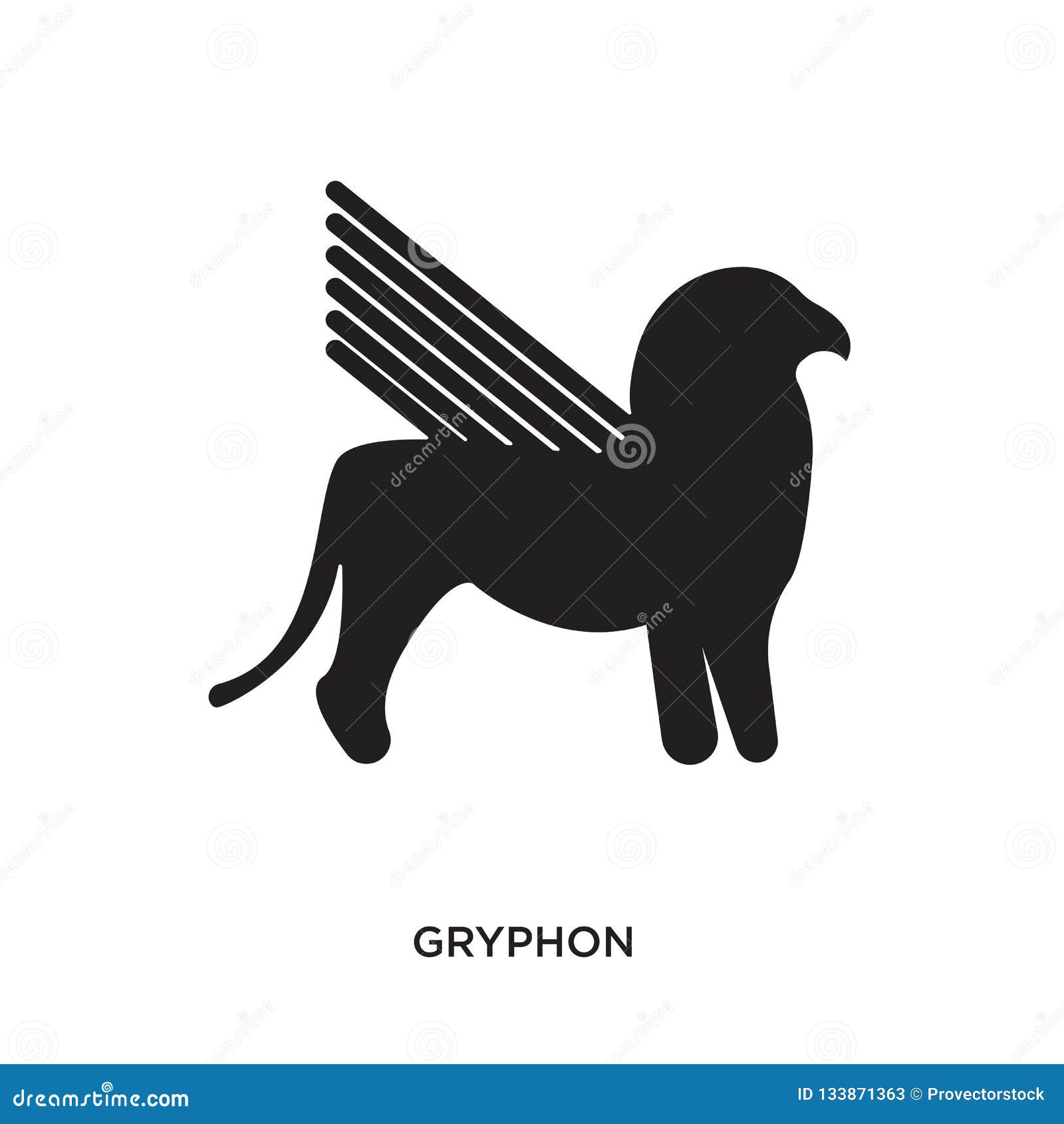 Gryphon Logo. Gryphon Chess Logo. Vector Illustration | CartoonDealer ...