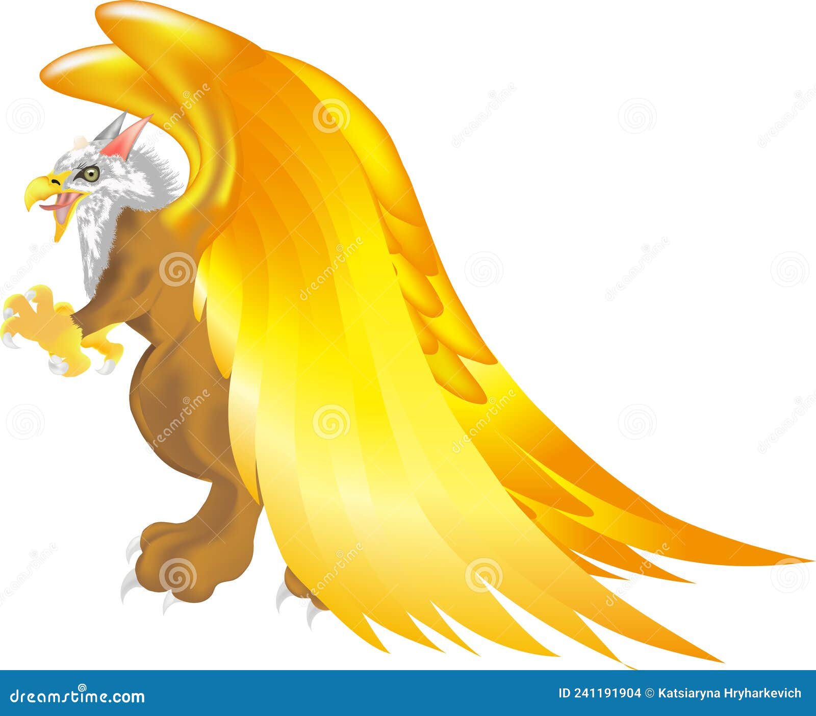 Gryphon mythical creature stock vector. Illustration of mithology ...