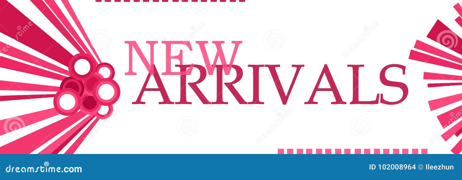 Gráficos Rosados De Las Nuevas Llegadas Horizontales Foto de archivo - Imagen de fondo, moderno ...