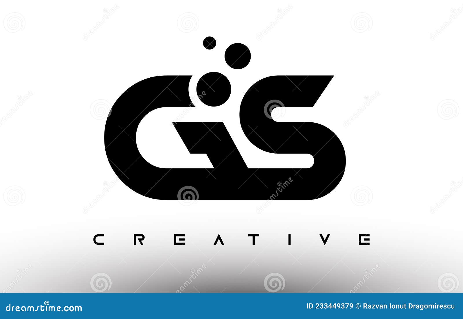 GS Elegant Letter Logo Design. GS Letter Icon with Creative Look Vector ...