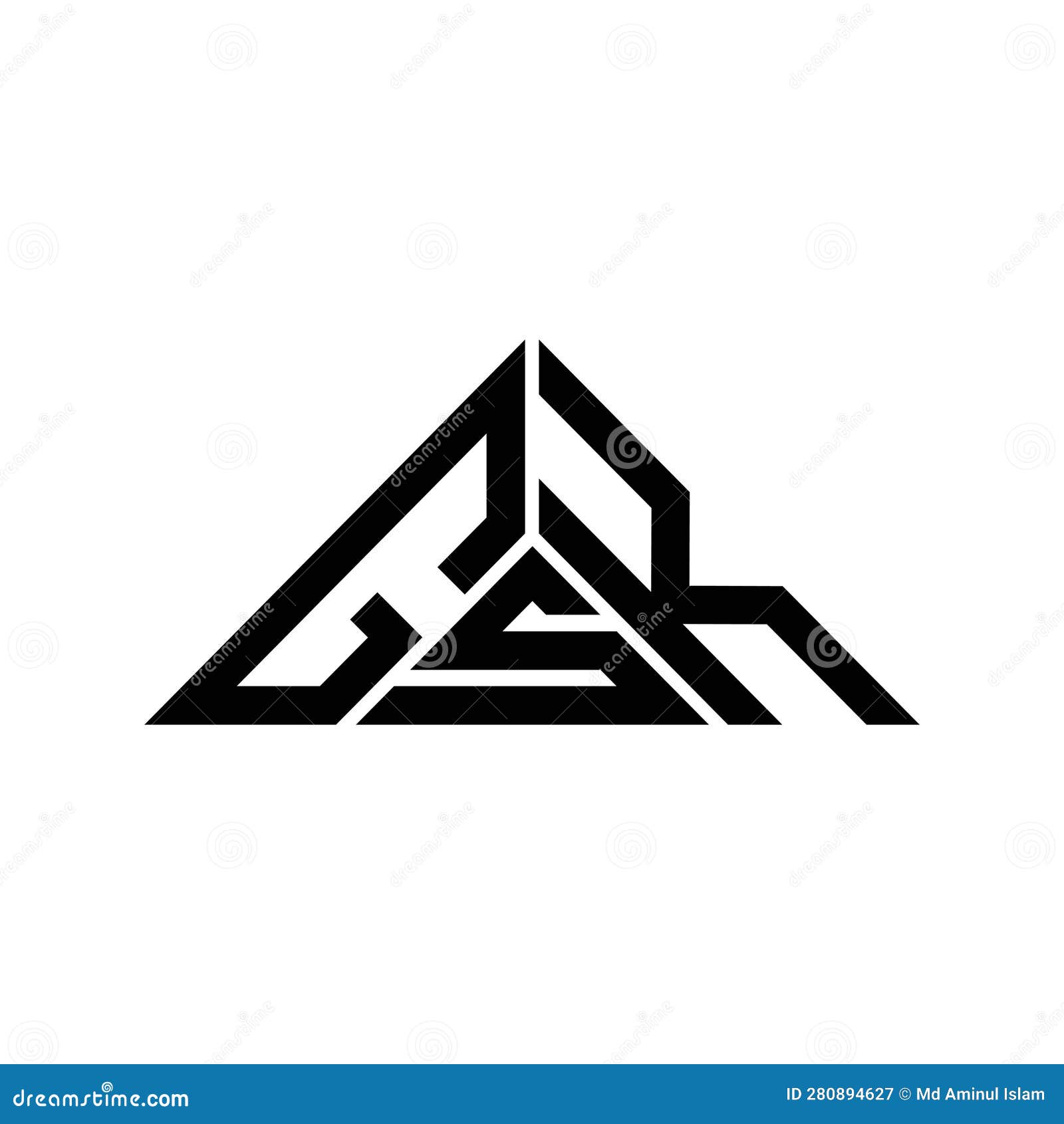 GSK Letter Logo Creative Design with Vector Graphic, GSK Simple and ...