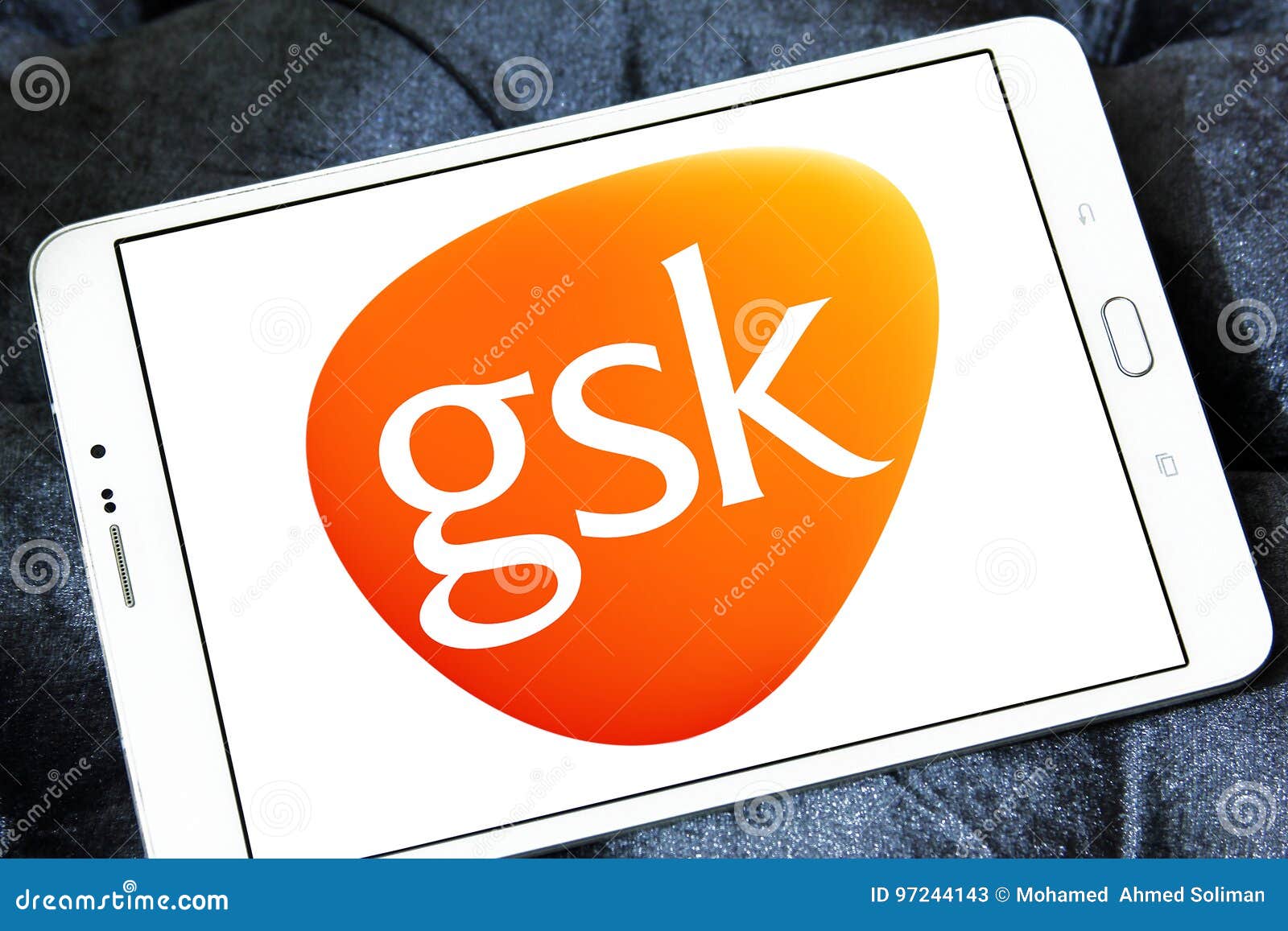 Gsk Pharmaceutical Company Logo Editorial Stock Photo - Image of ...