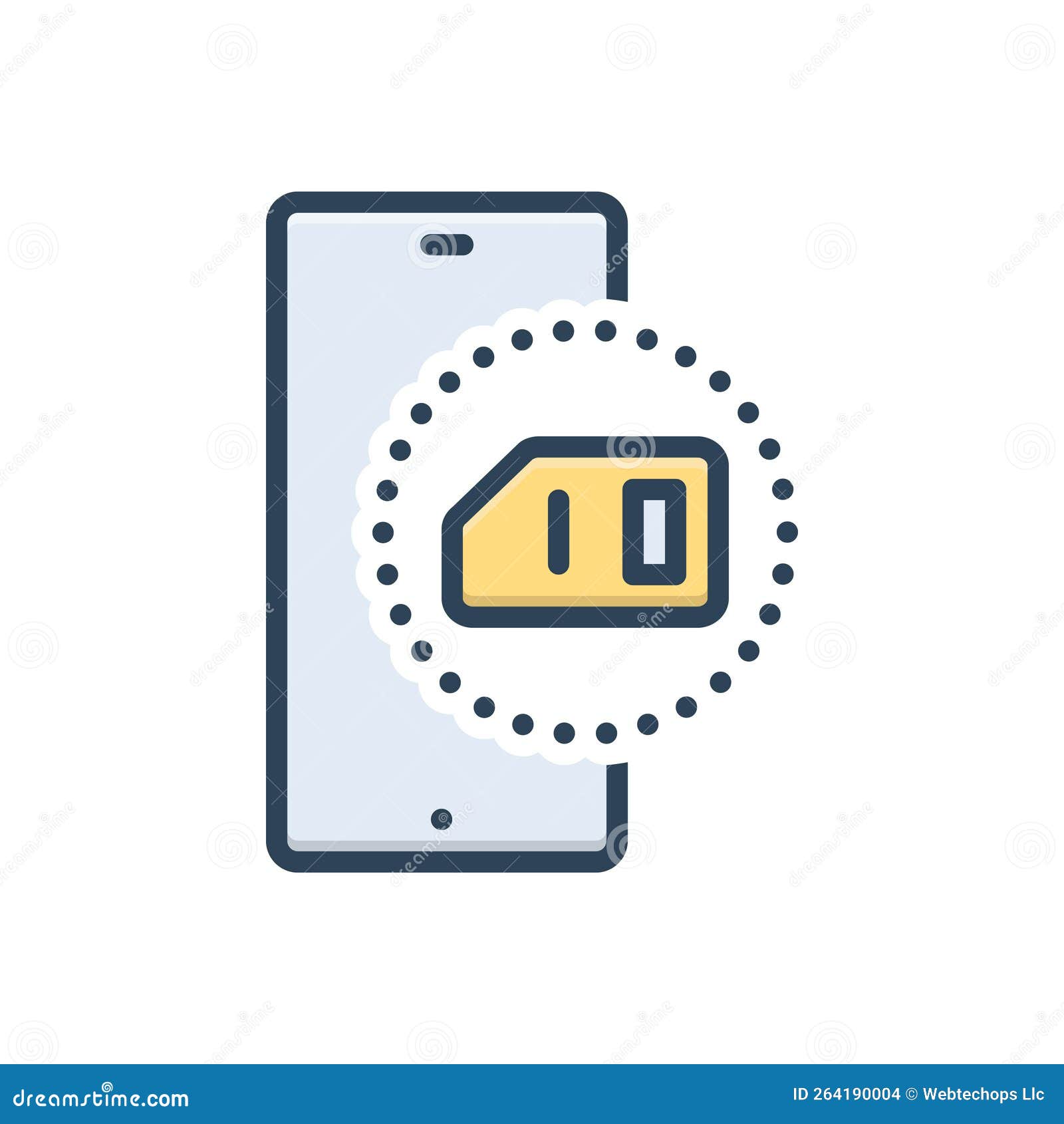 Color Illustration Icon for Gsm, Phone and Mobile Stock Vector ...