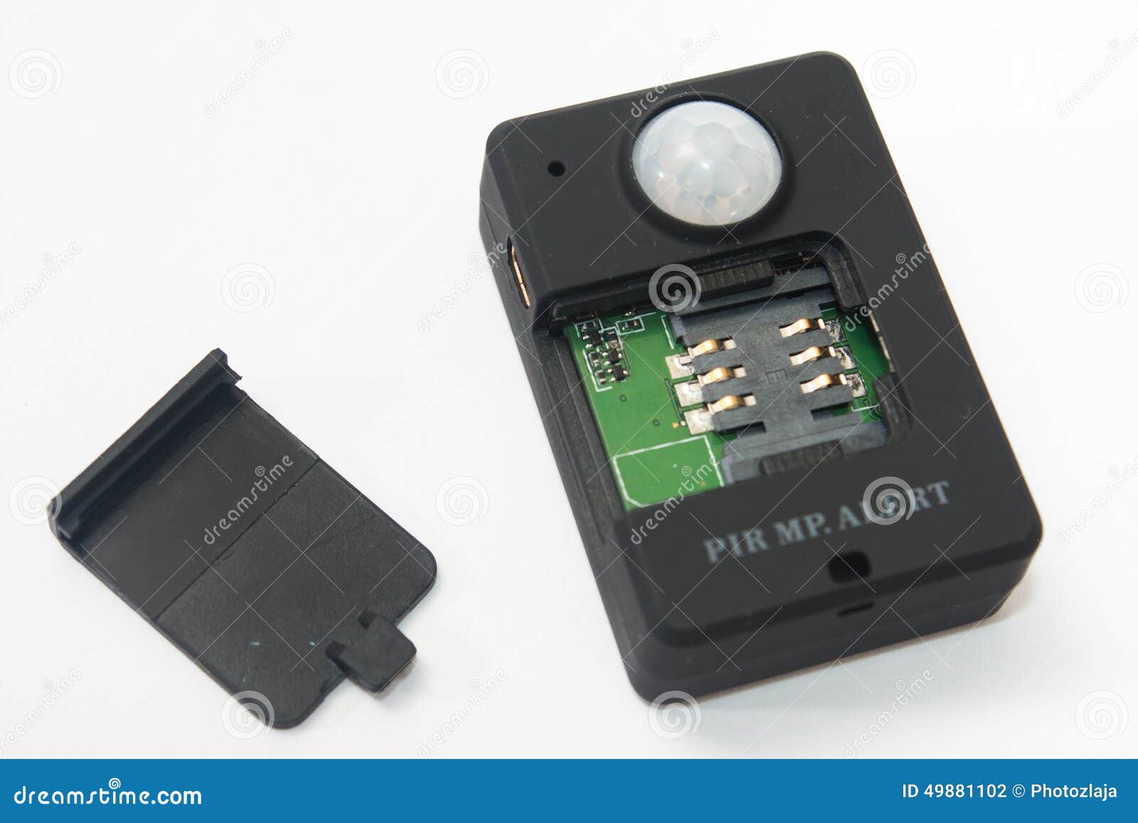 Gsm Pir Motion Detector In The Hand Stock Photography | CartoonDealer ...