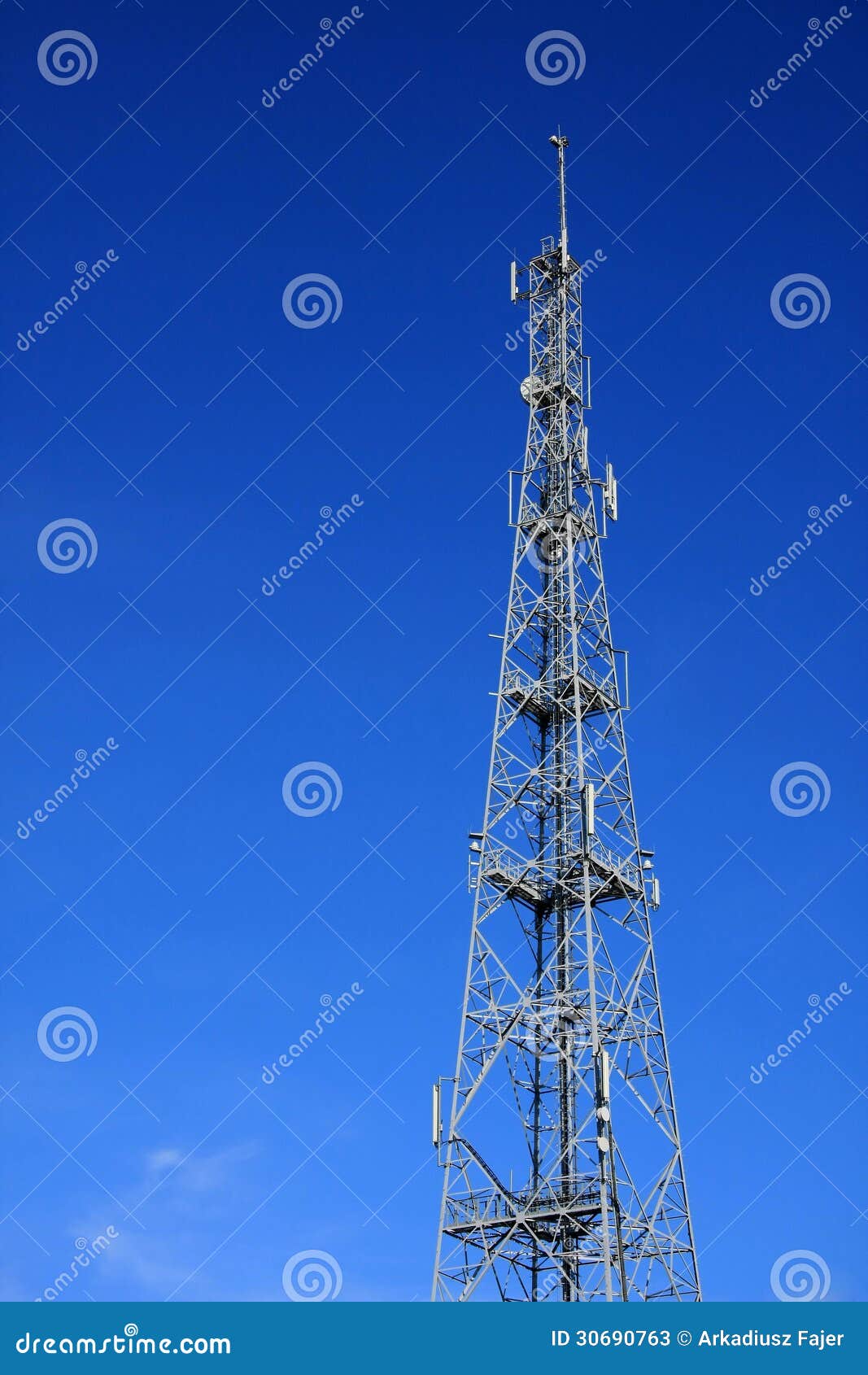 GSM tower stock image. Image of connect, transmitter - 30690763