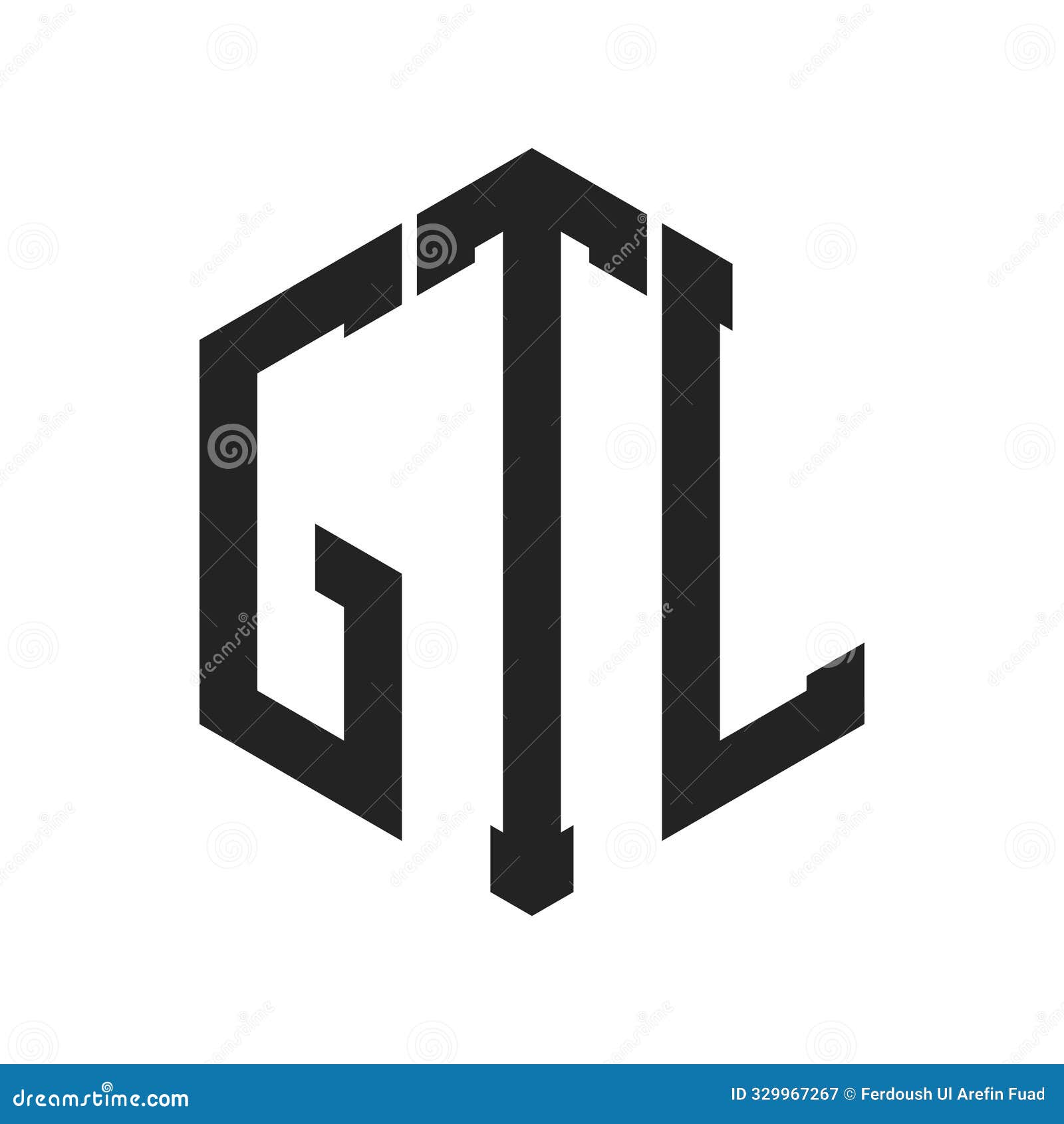 GTL Logo Design. Initial Letter GTL Monogram Logo Using Hexagon Shape ...