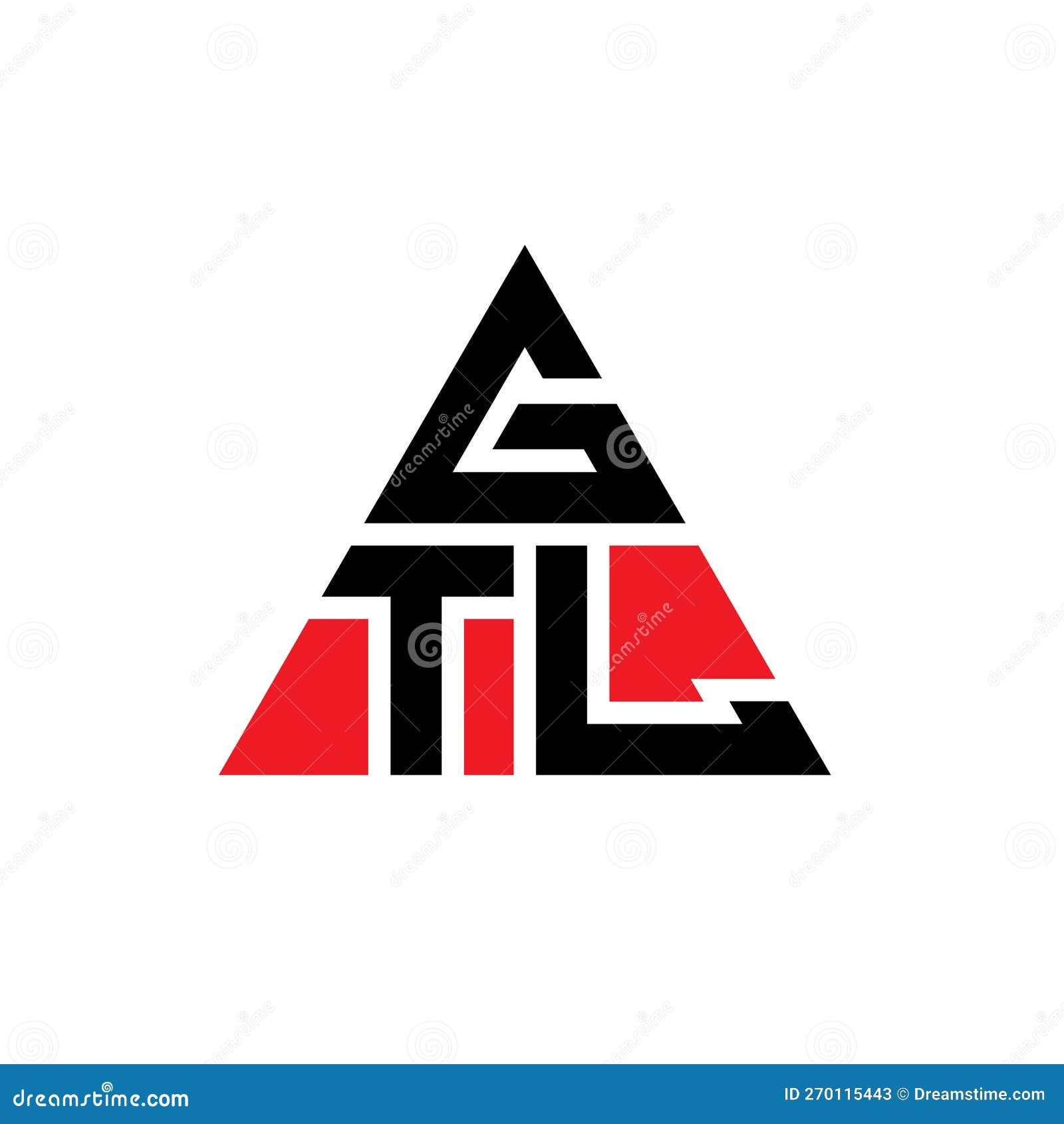 GTL Triangle Letter Logo Design with Triangle Shape. GTL Triangle Logo ...