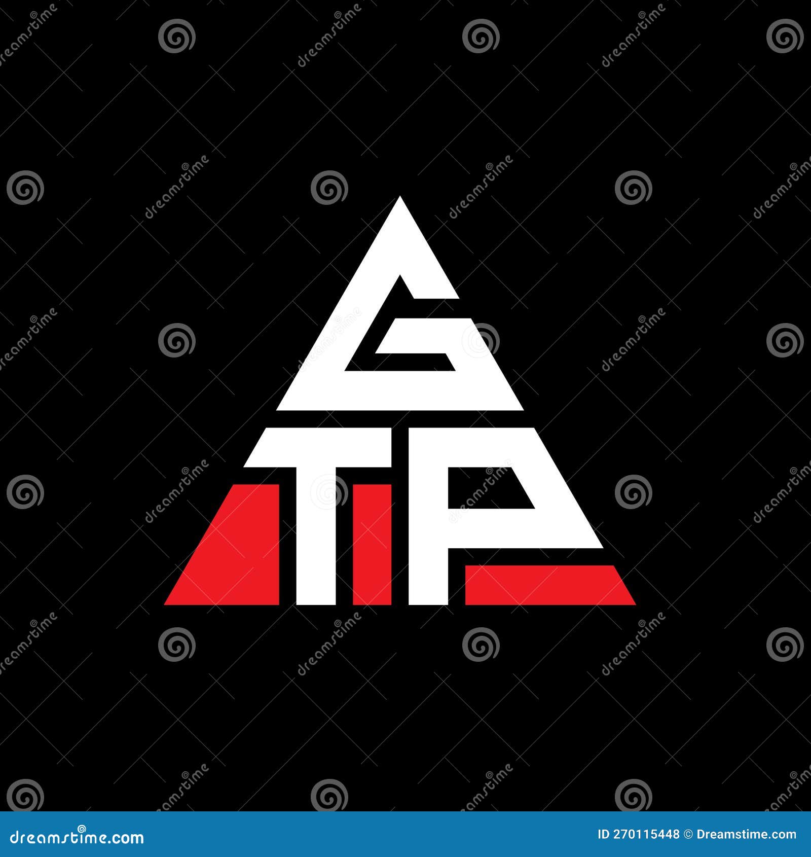 GTP Triangle Letter Logo Design With Triangle Shape. GTP Triangle Logo Design Monogram. GTP ...