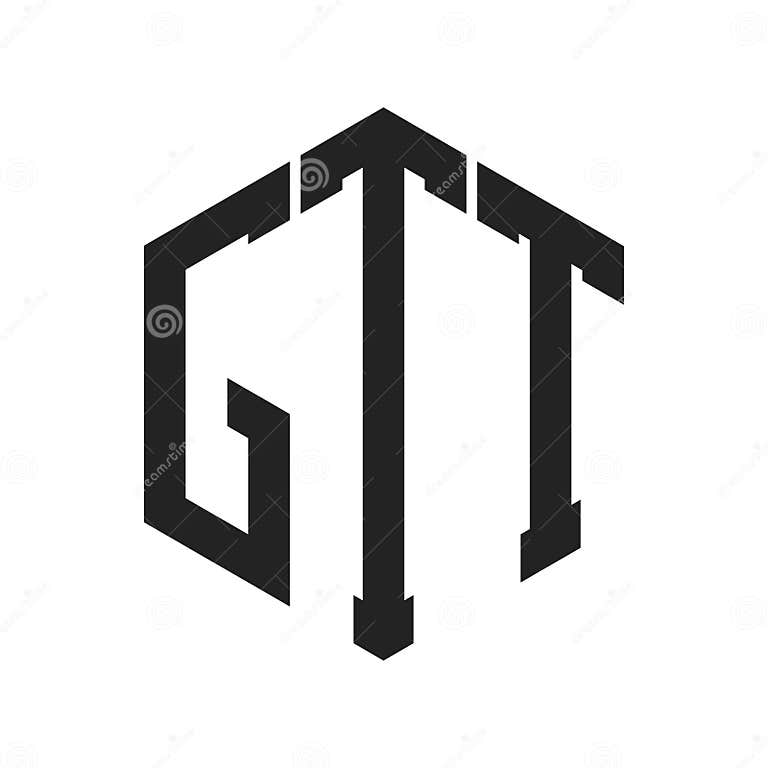 GTT Logo Design. Initial Letter GTT Monogram Logo Using Hexagon Shape ...