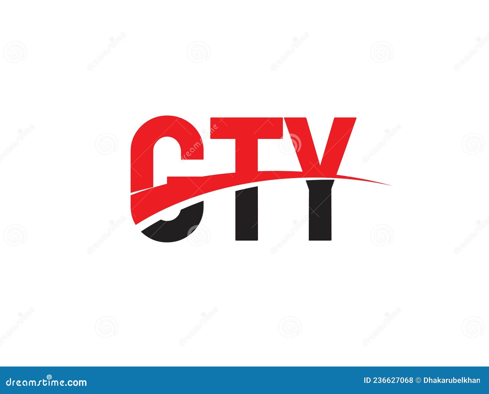 GTY Letter Initial Logo Design Vector Illustration Stock Vector ...