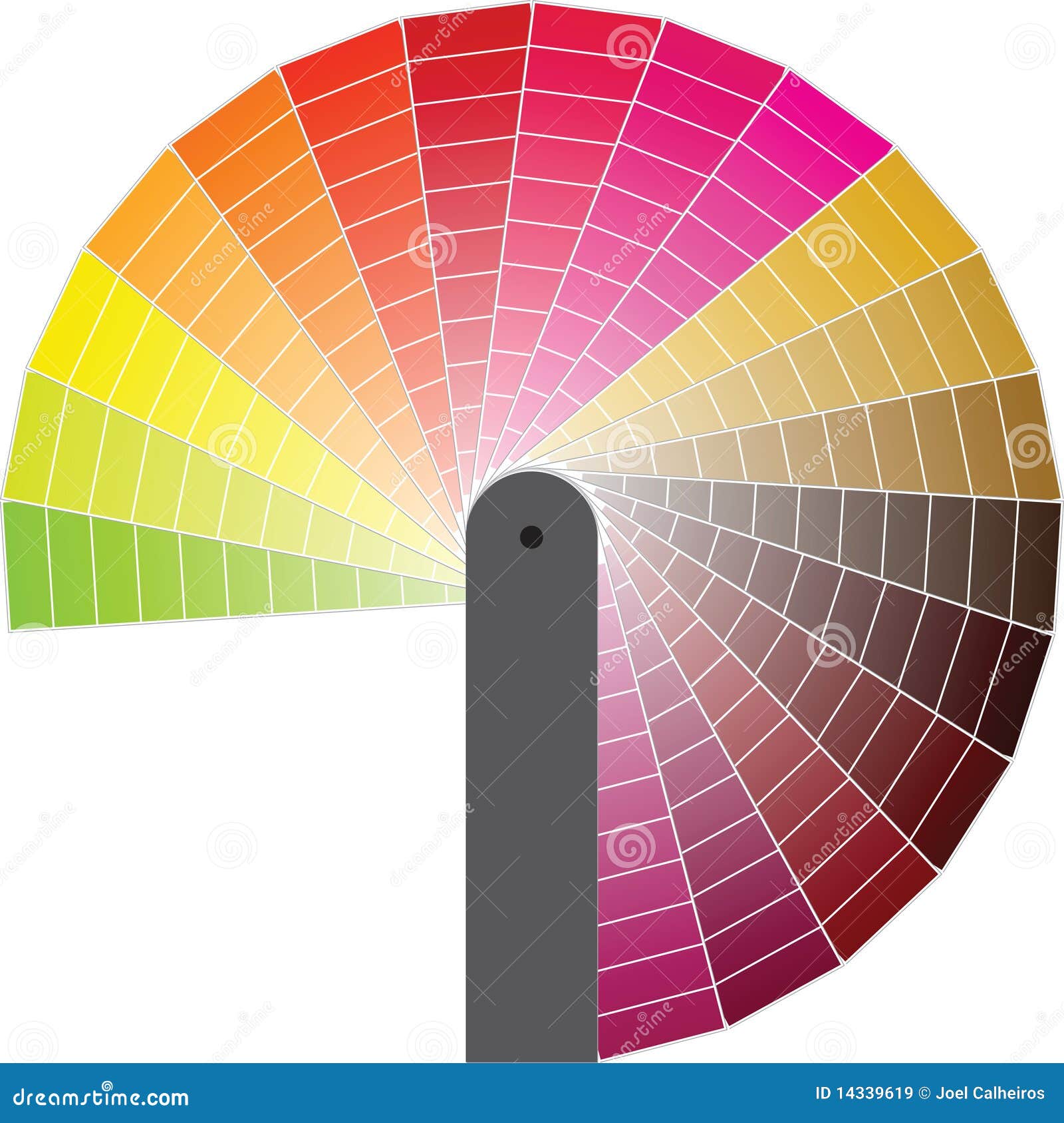 Guía del color ilustración del vector. Ilustración de extracto - 14339619