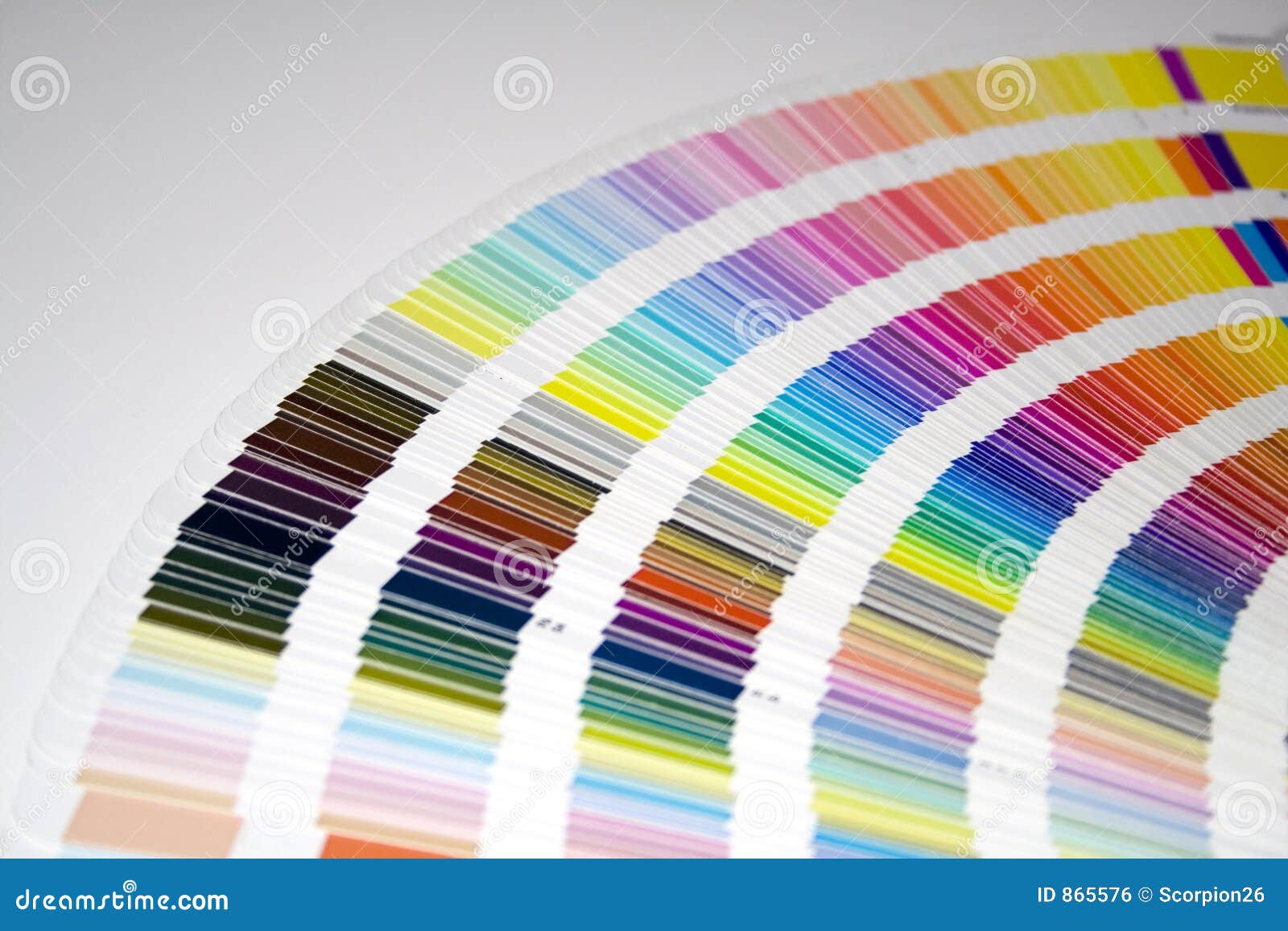 Guía del color foto de archivo. Imagen de librete, carta - 865576