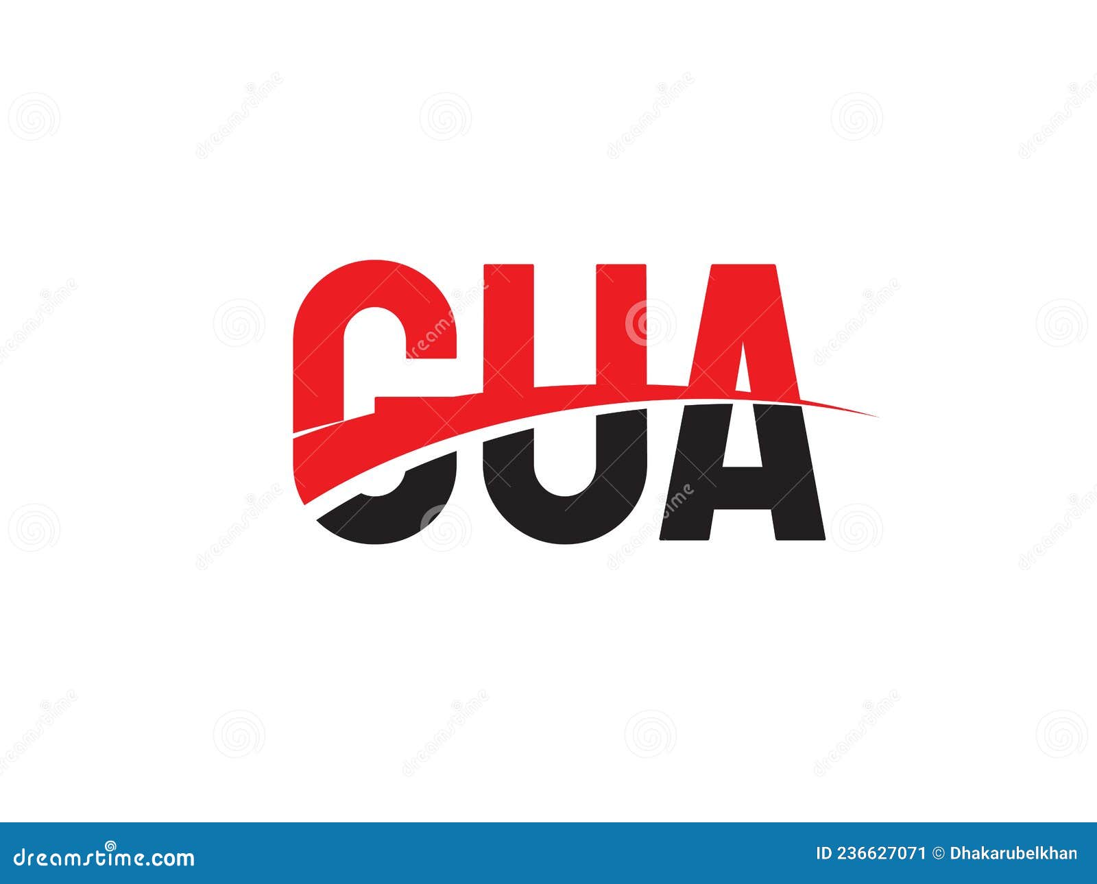GUA Letter Initial Logo Design Vector Illustration Stock Vector ...