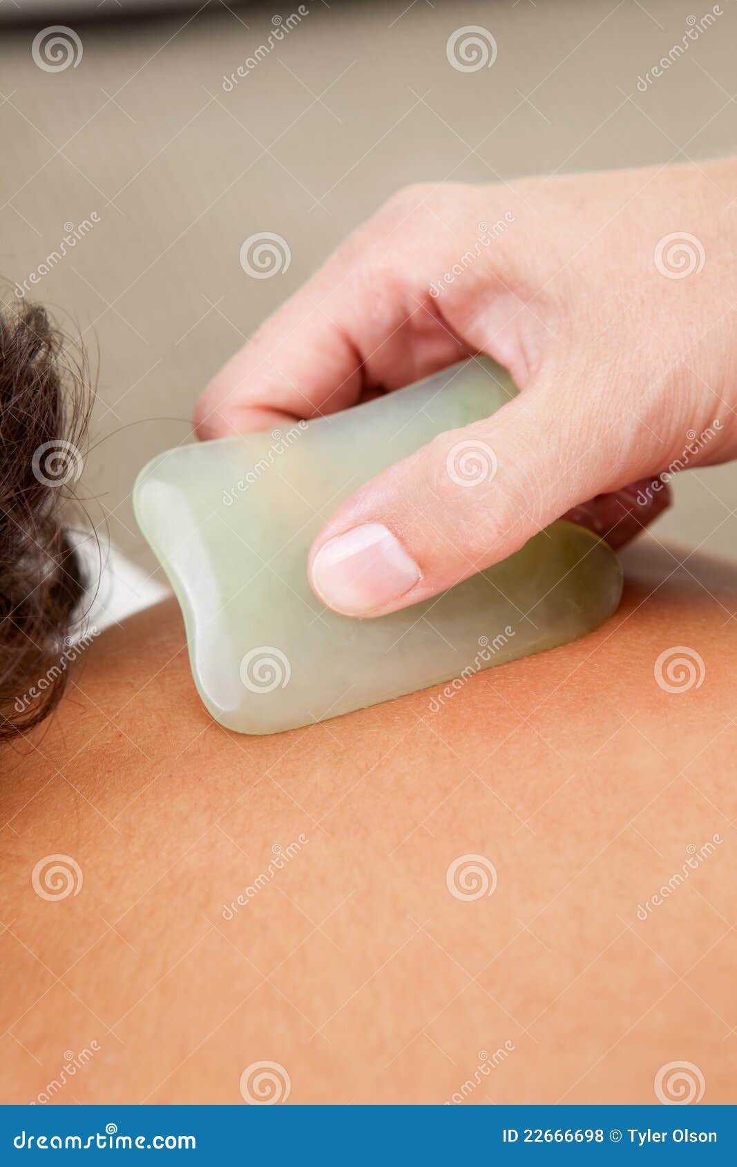 Gua Sha Detail stock photo. Image of person, clinic, medical - 22666698