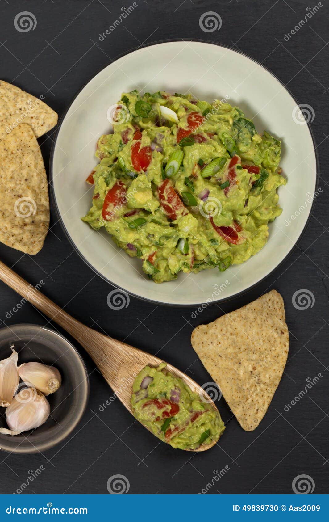 Guacamole stock photo. Image of bowl, avocado, mexican - 49839730
