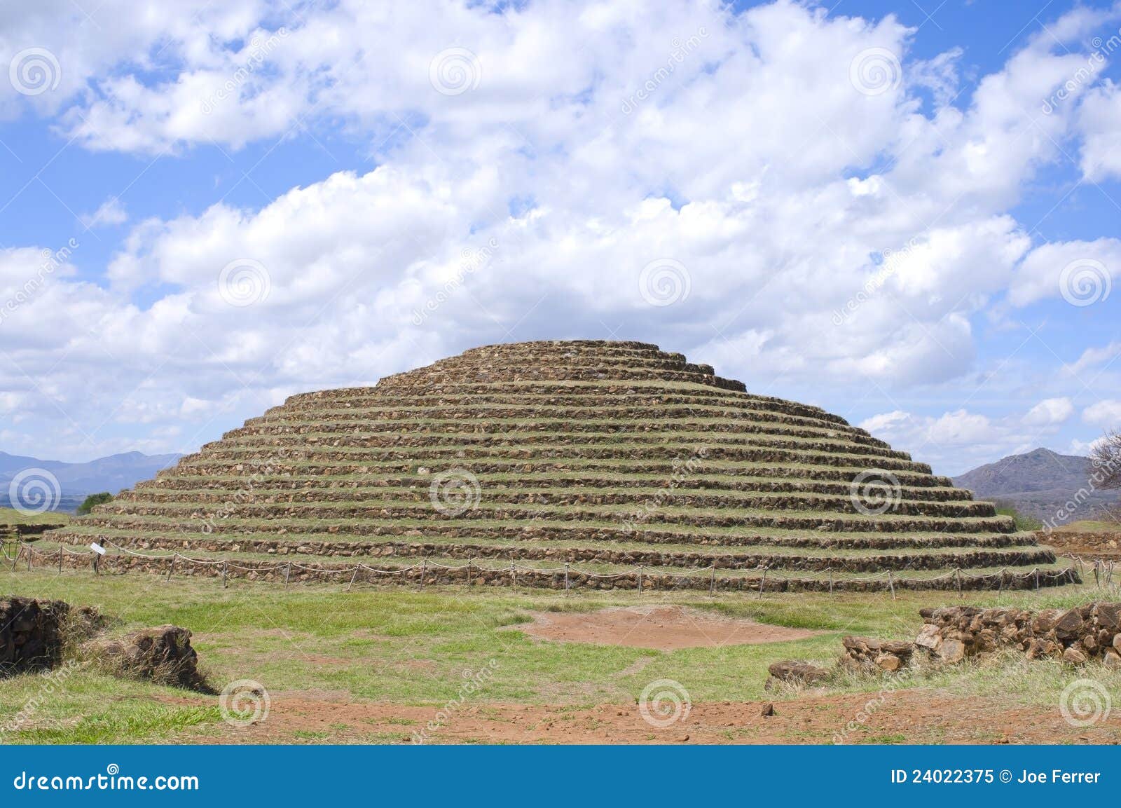 Guachimontones Circular Pyramid in Teuchitlan Stock Image - Image of ...