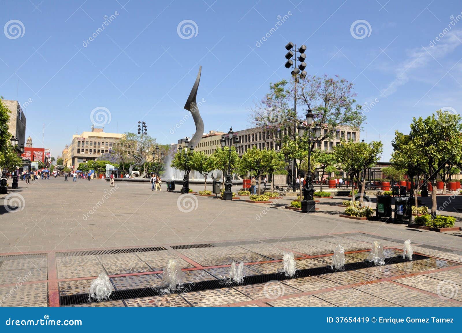 Guadalajara Downtown editorial stock image. Image of beautiful - 37654419
