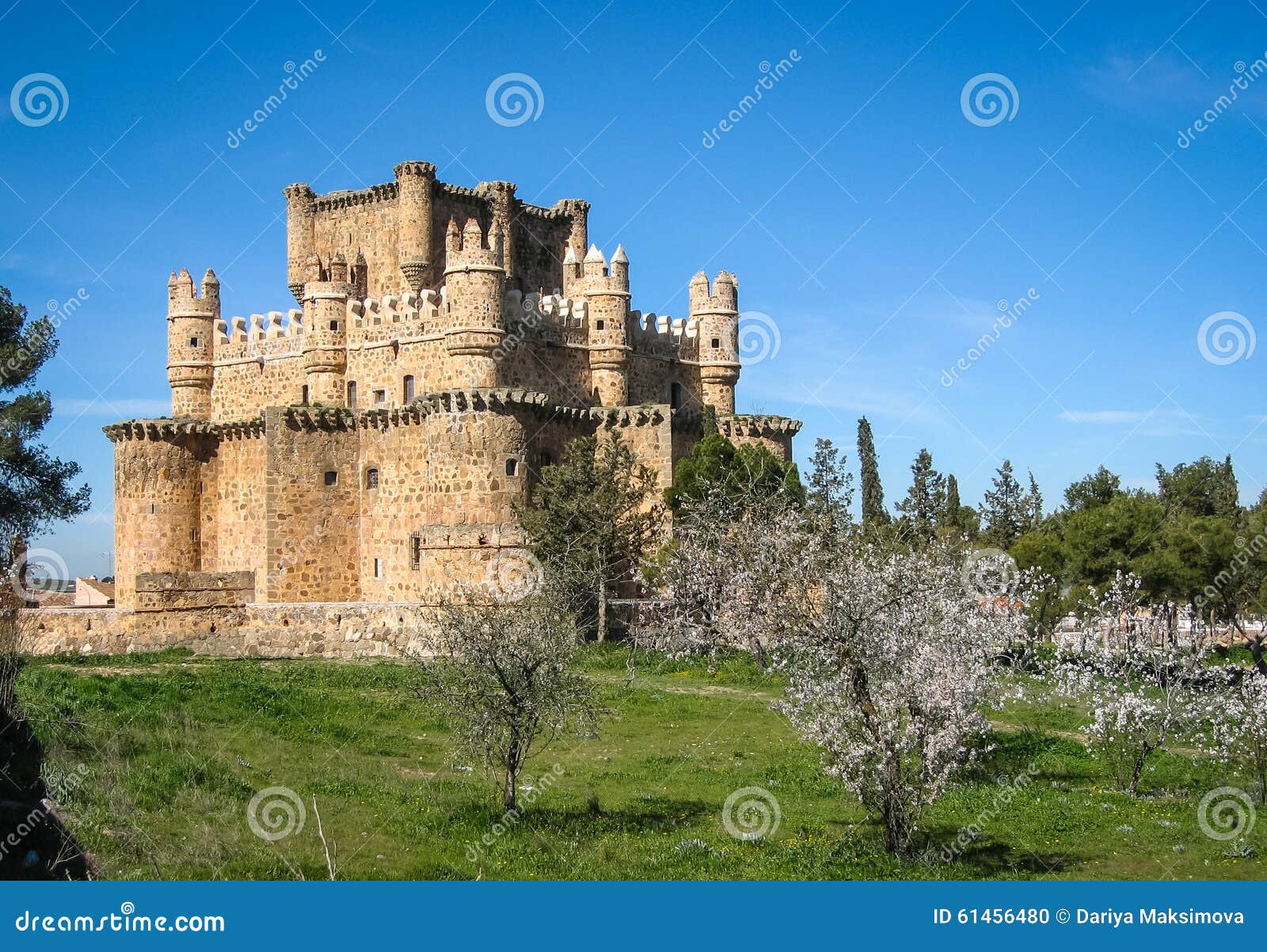 Guadamur Castle, Toledo, Castilla La Mancha, Spain Stock Photo - Image ...