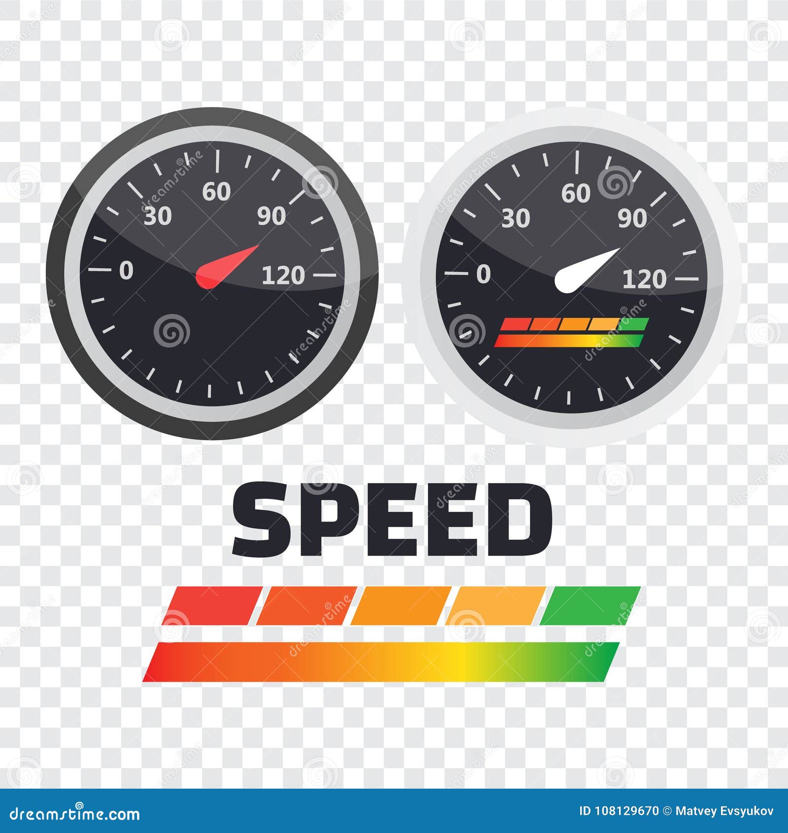 Guage Icon. Credit Score Indicators and Gauges Vector Set Stock ...