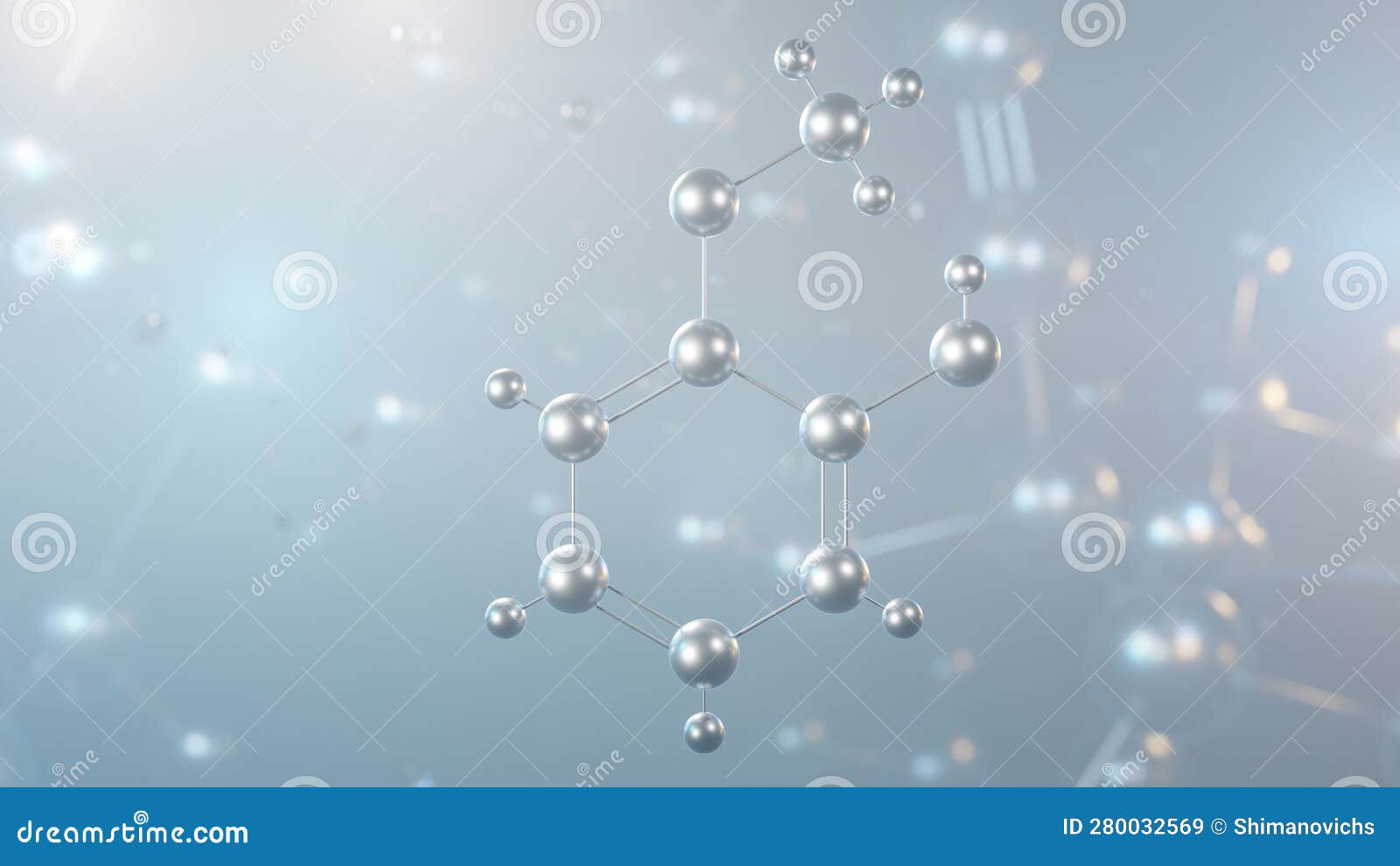 Guaiacol Molecular Structure, 3d Model Molecule, Phenolic Compound ...