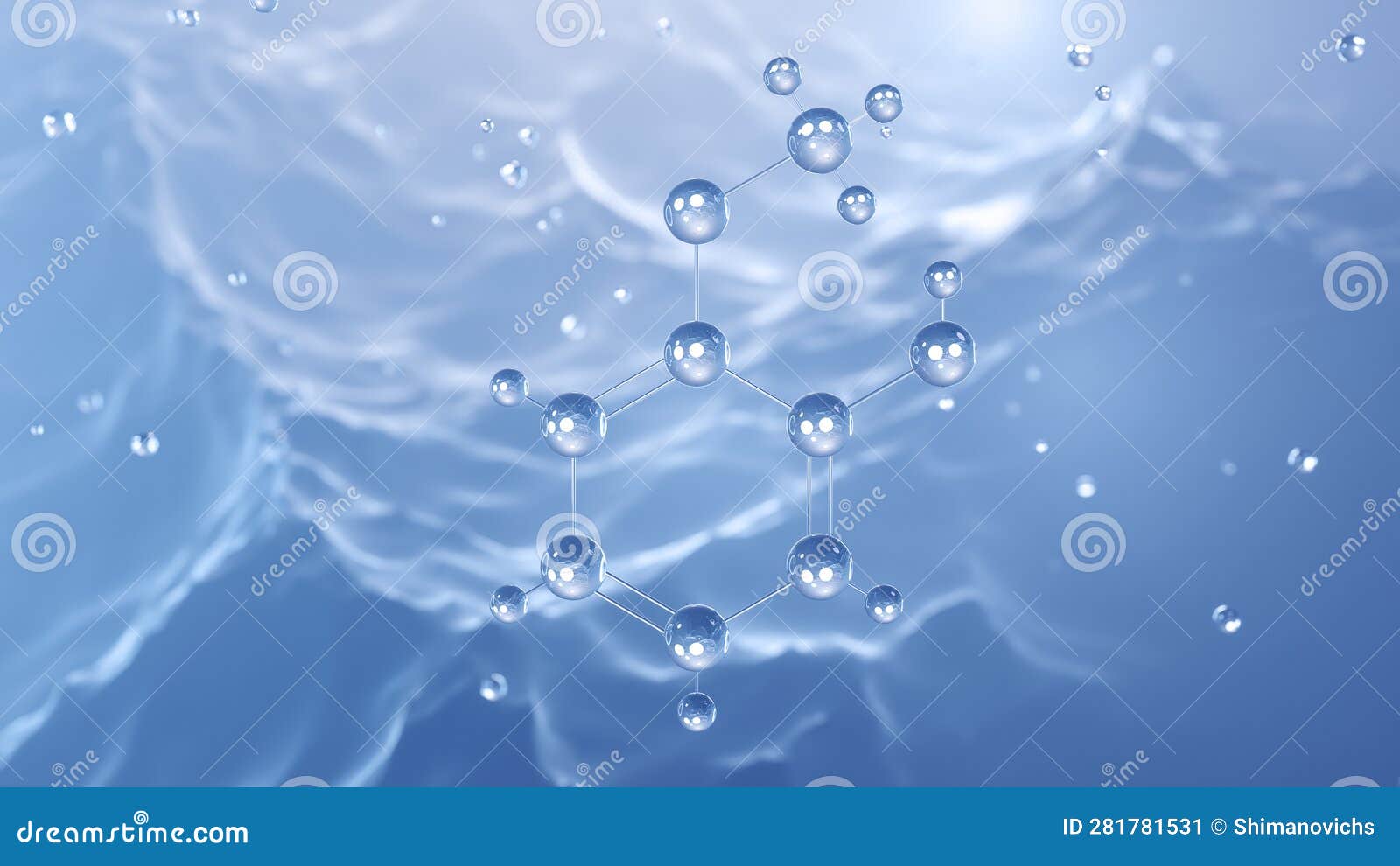 Guaiacol Molecular Structure, 3d Model Molecule, Phenolic Compound ...