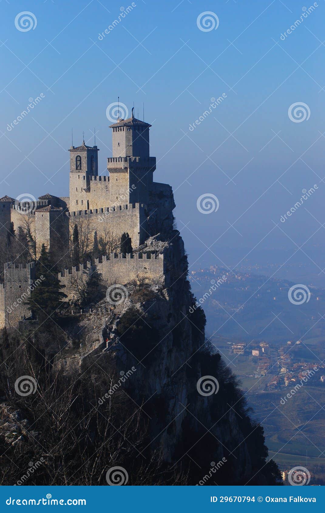 Guaita fortress stock photo. Image of european, catholic - 29670794