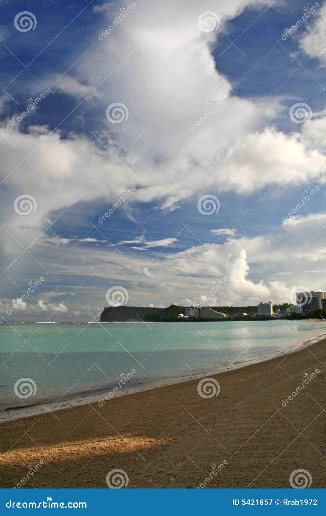 Guam Beach stock image. Image of ocean, guam, island, colors - 5421857