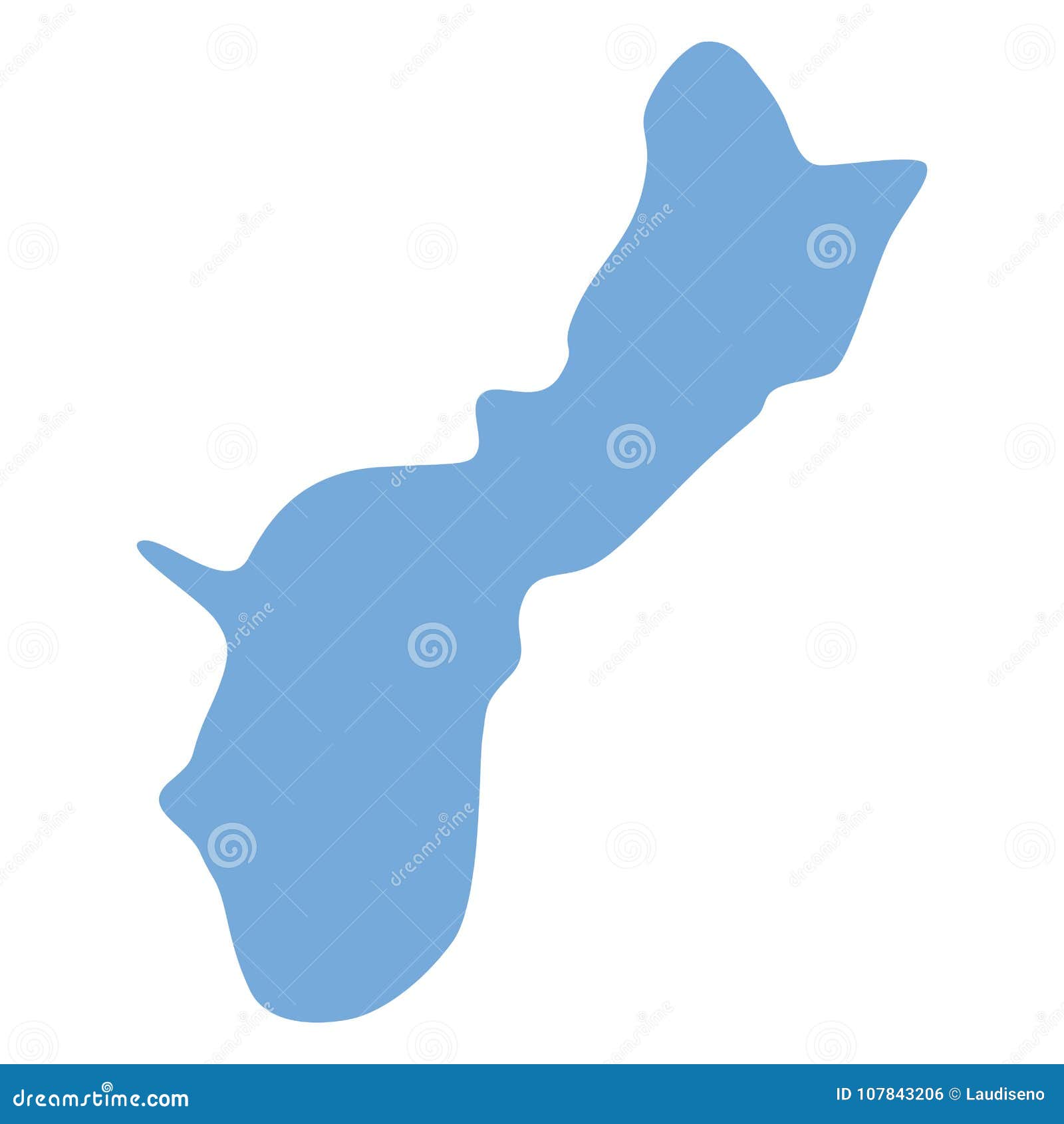 Guam Island map stock vector. Illustration of cartography - 107843206