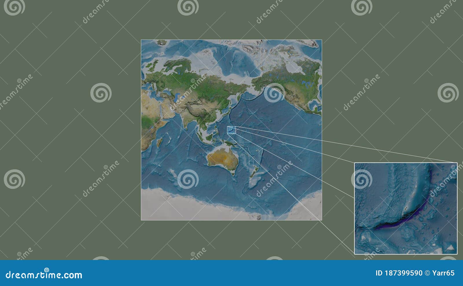 Guam - Satellite. Area Extracted Stock Illustration - Illustration of ...