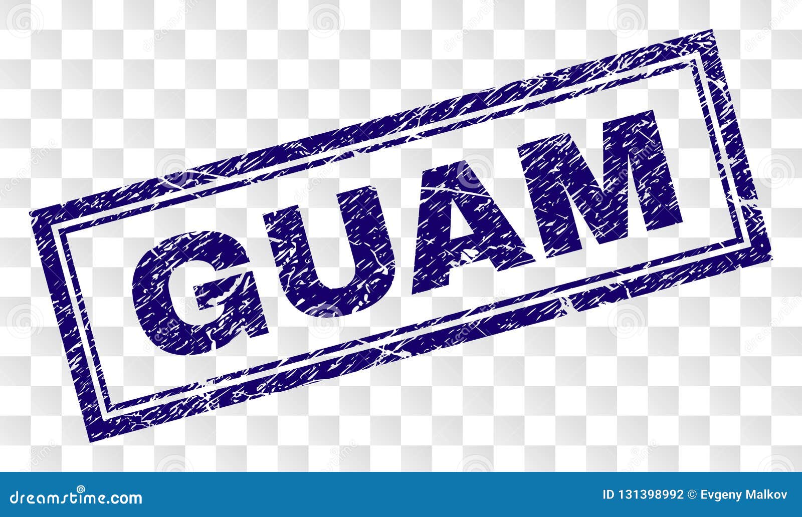 Scratched GUAM Rectangle Stamp Stock Vector - Illustration of stamp ...