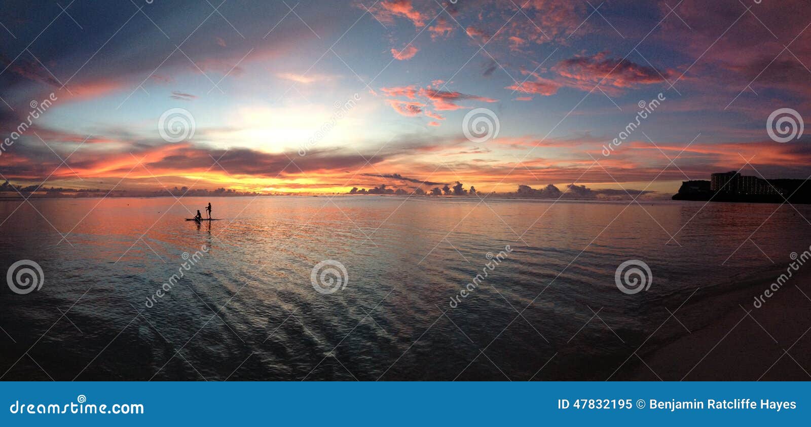 Guam Sunset 4 stock image. Image of guam, beach, island - 47832195