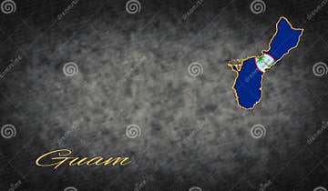 Guam Symbols, Map of Guam stock photo. Image of crafts - 338529726