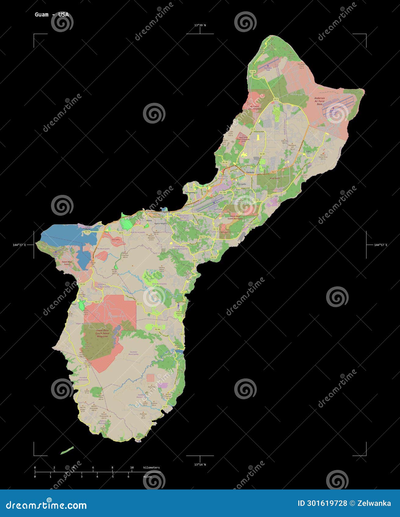 Guam Black Triangle Vector Mosaic Outline Map | CartoonDealer.com ... Guam Black Triangle Vector Mosaic Outline Map | CartoonDealer.com ...