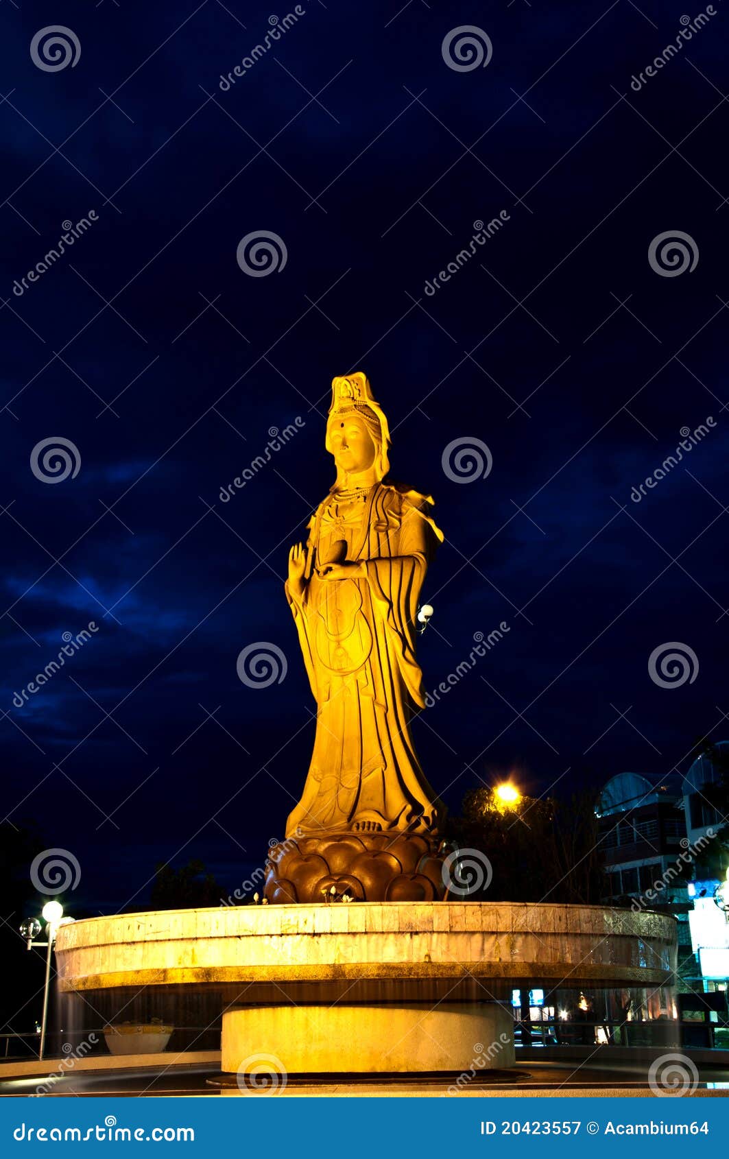 Guan Yin Image, Goddess Of Mercy. Thailand Stock Image - Image of ...