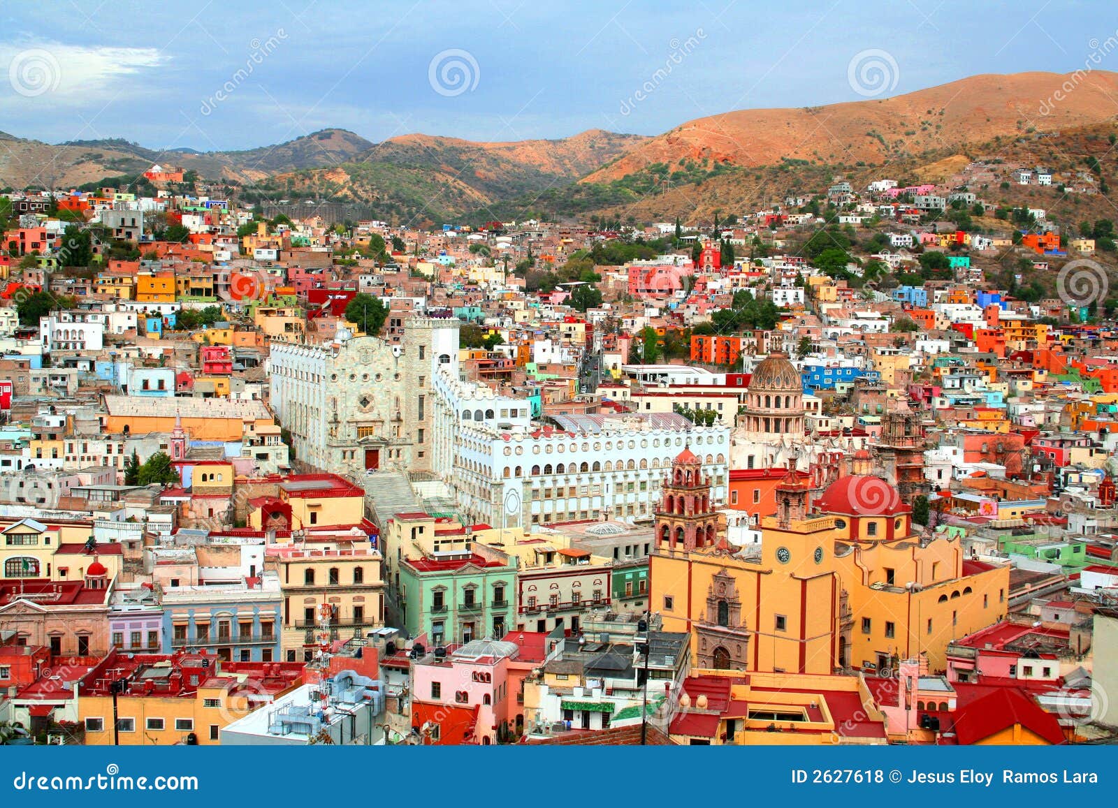 Guanajuato city stock photo. Image of sanctuary, architecture - 2627618